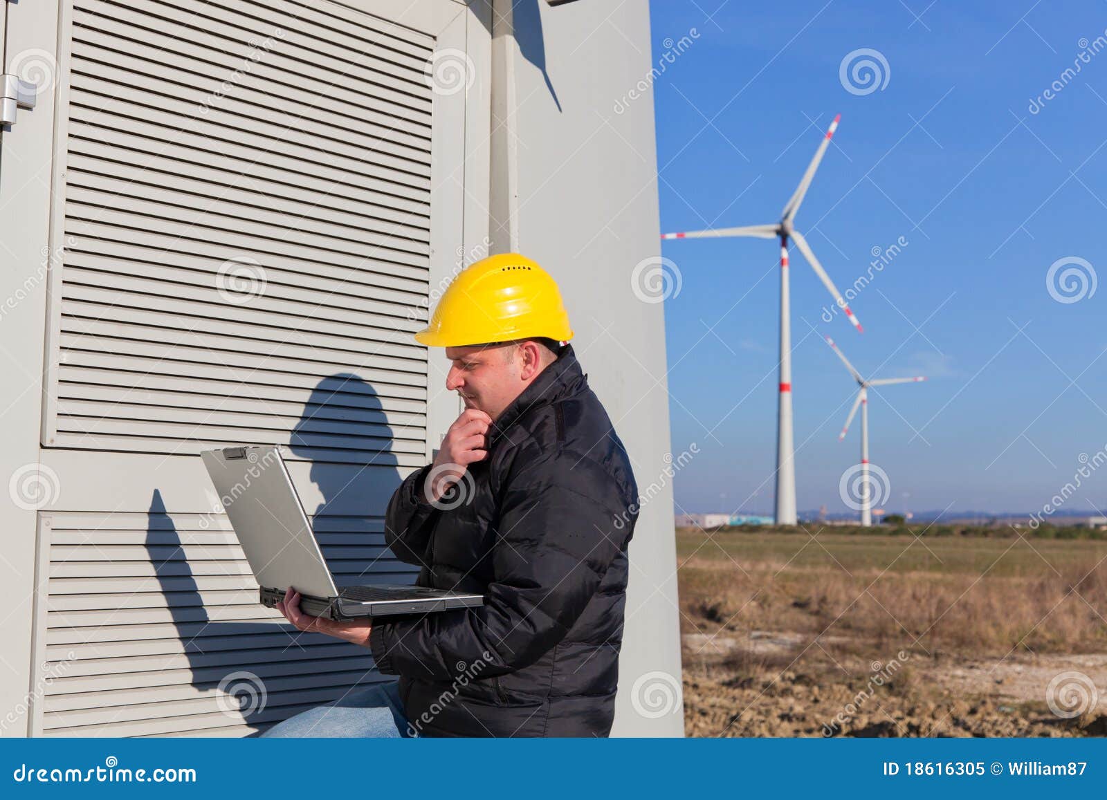 Engineer at Work stock image. Image of manager, power - 18616305