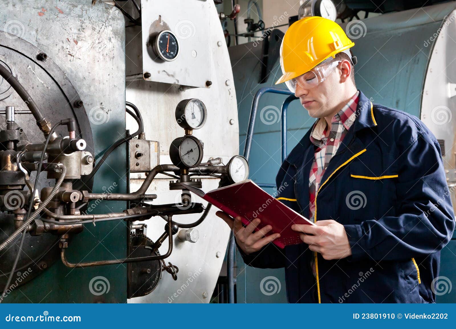 Engineer at work stock photo. Image of protective, business - 23801910