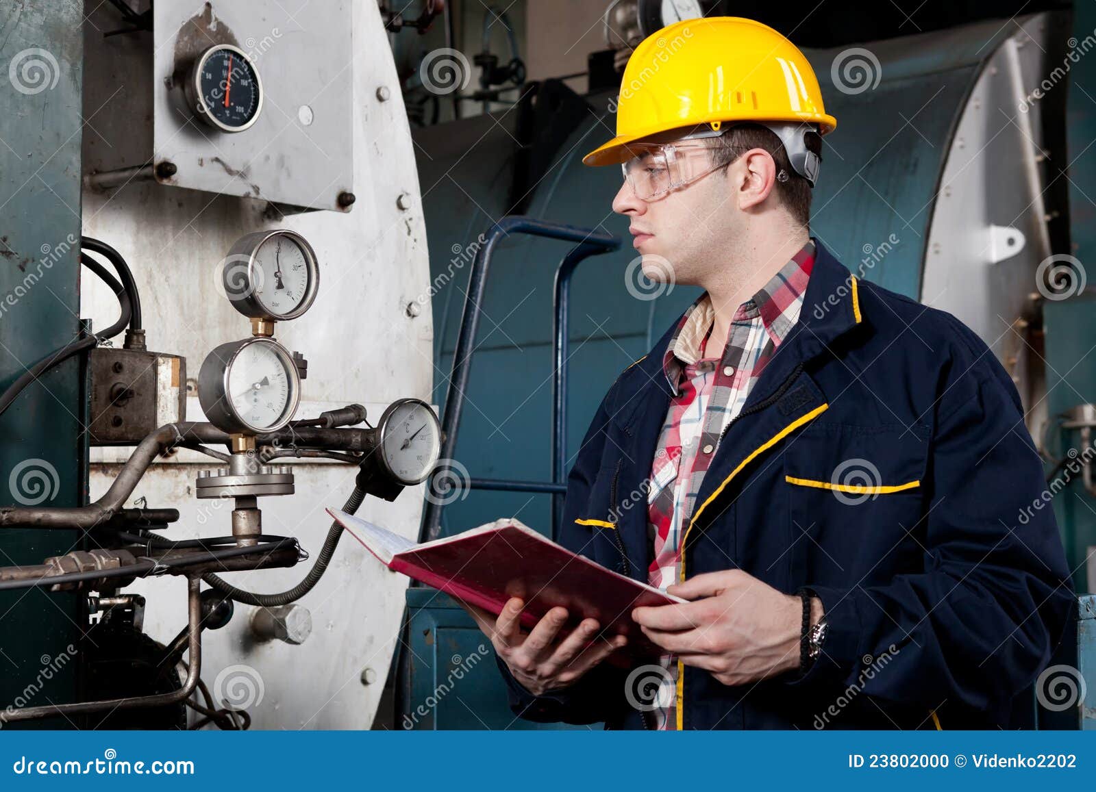 Engineer at work stock photo. Image of watch, notebook - 23802000