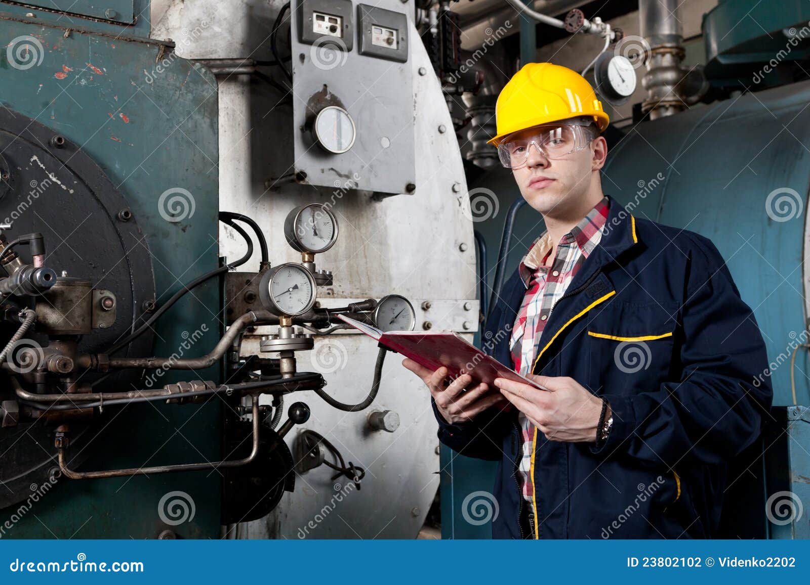 Engineer at work stock photo. Image of workwear, looking - 23802102