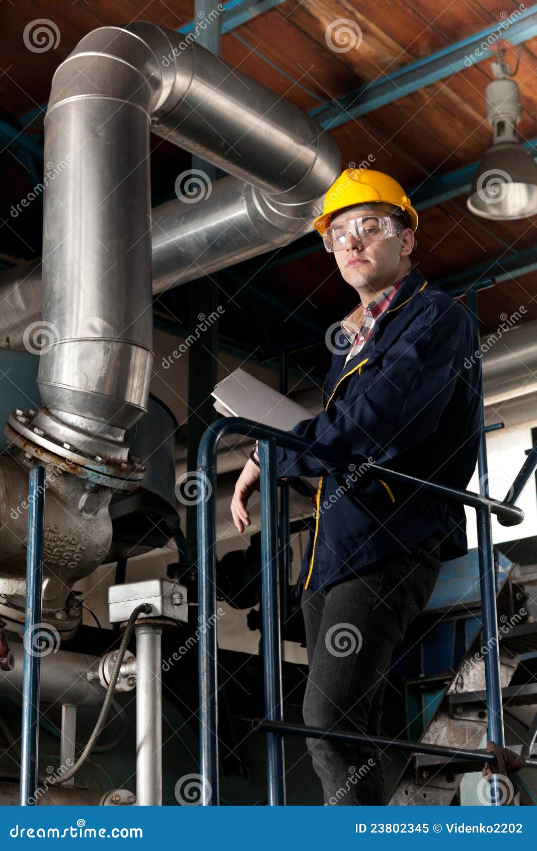 Engineer at work stock image. Image of looking, maintenance - 23802345