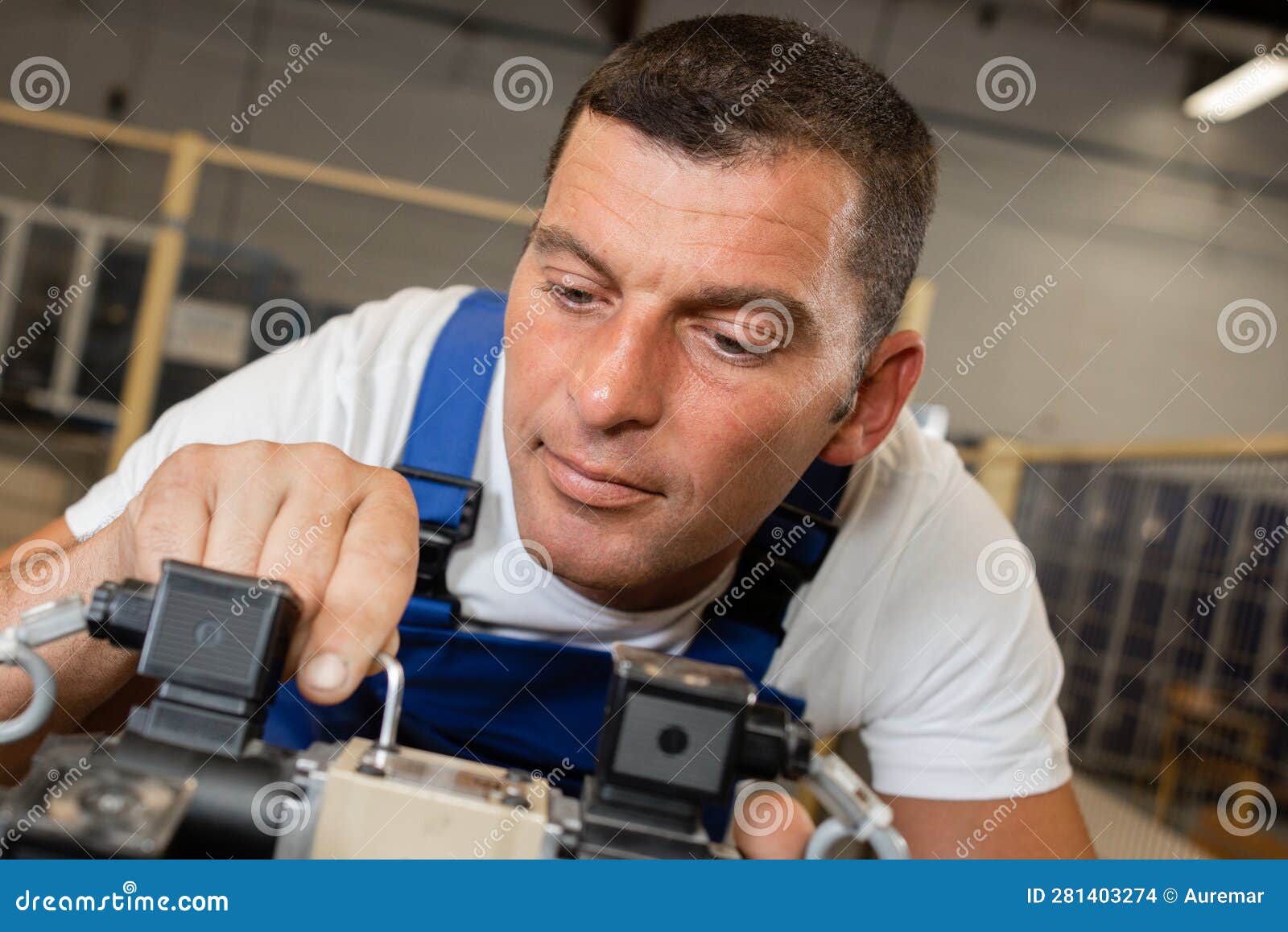 Engineer at work stock photo. Image of male, worker - 281403274