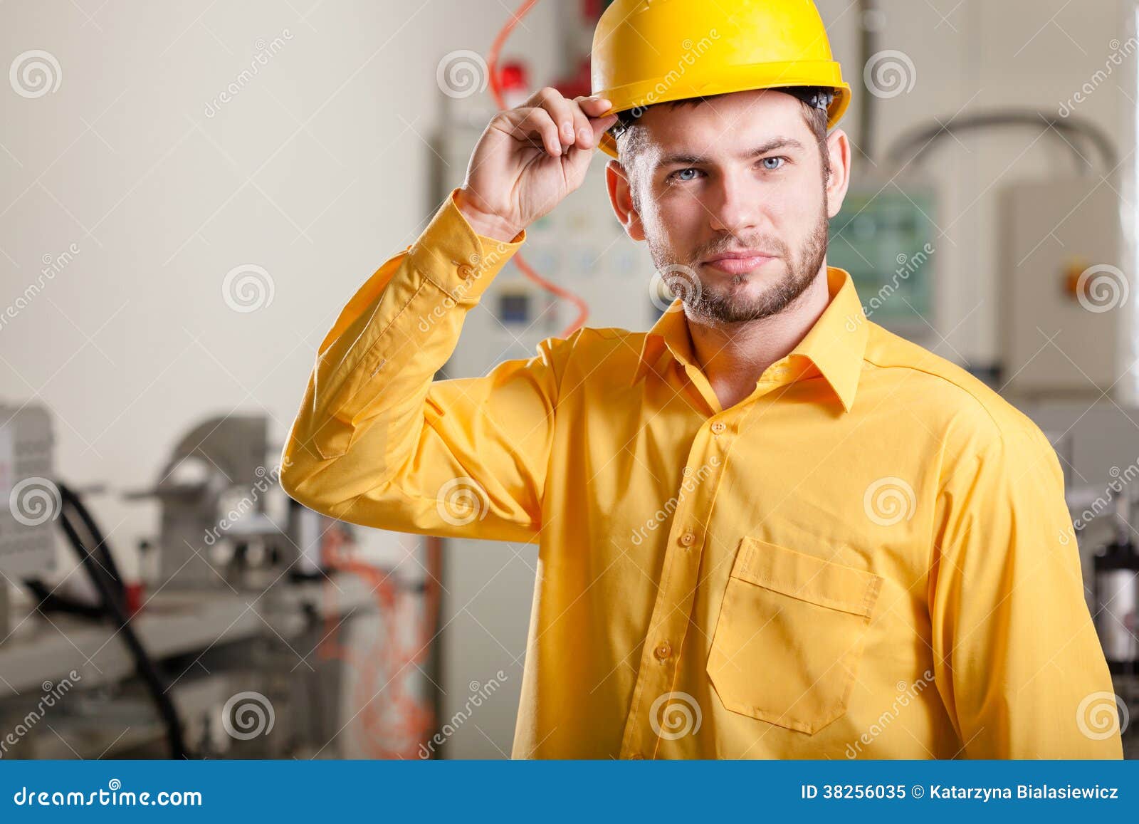 Engineer during work stock image. Image of equipment - 38256035