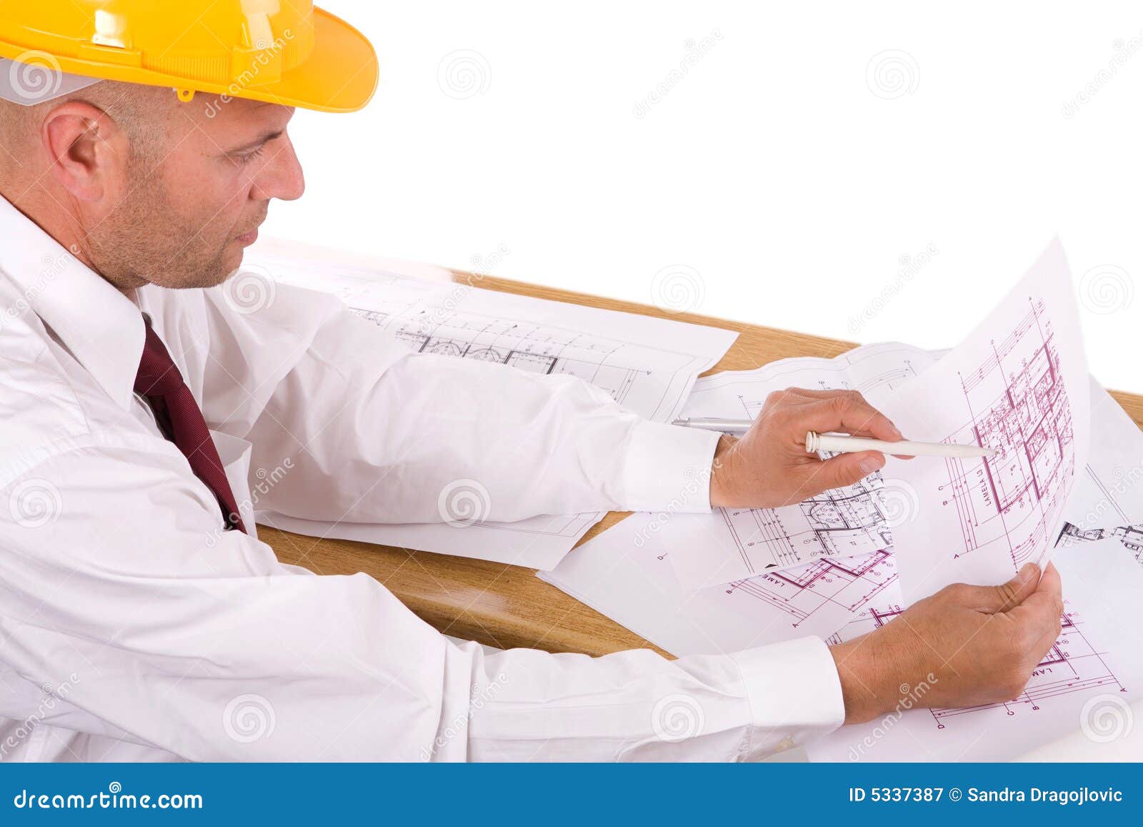 Engineer at work stock image. Image of business, attractive - 5337387