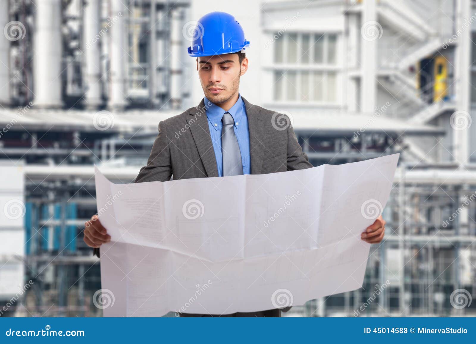 Engineer at work stock photo. Image of engineering, industrial - 45014588