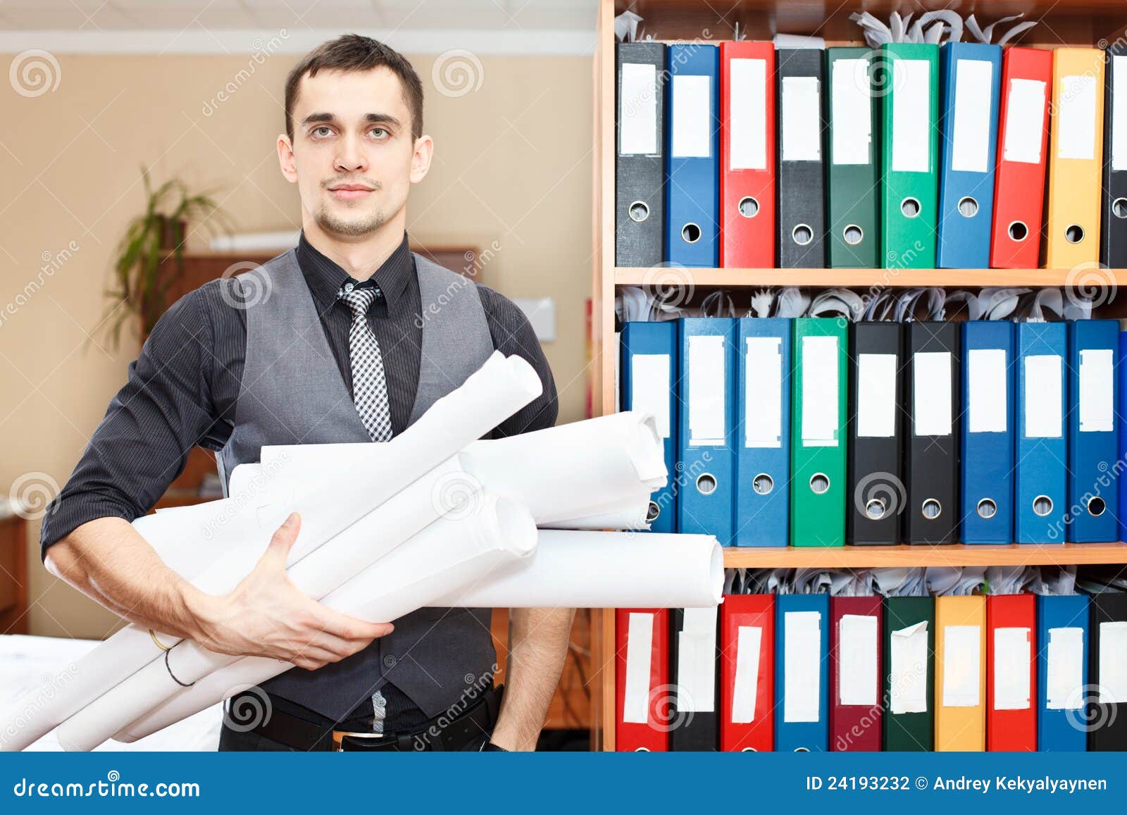 Engineer worker in office stock photo. Image of businessperson - 24193232