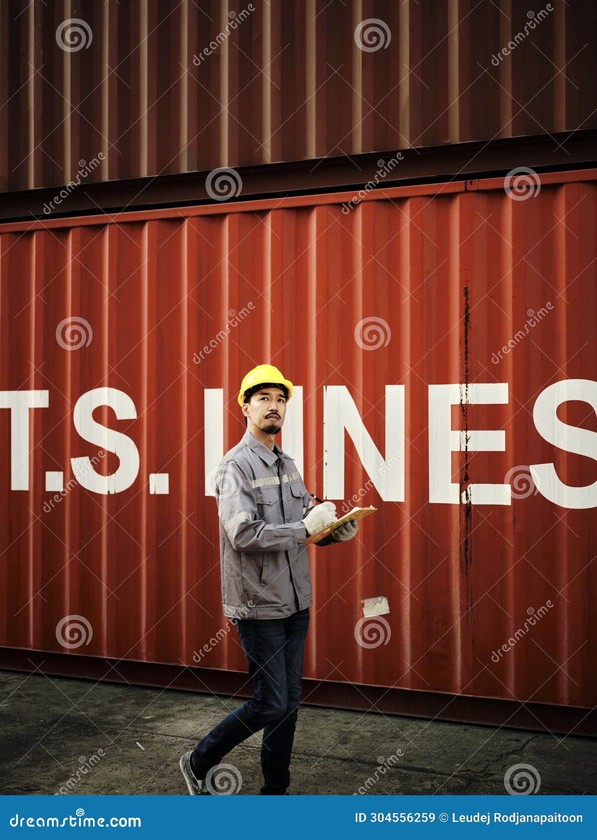 Engineer or Worker is Writing and Check on Checklist Document Stock ...