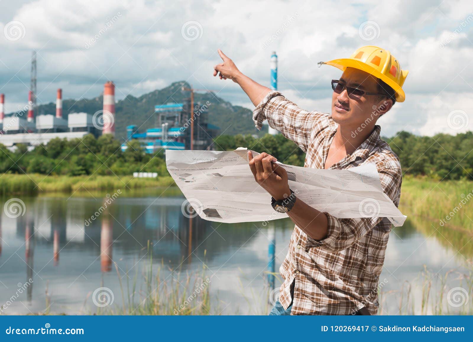 Engineer is Working in the Mines Stock Image - Image of energy, power ...