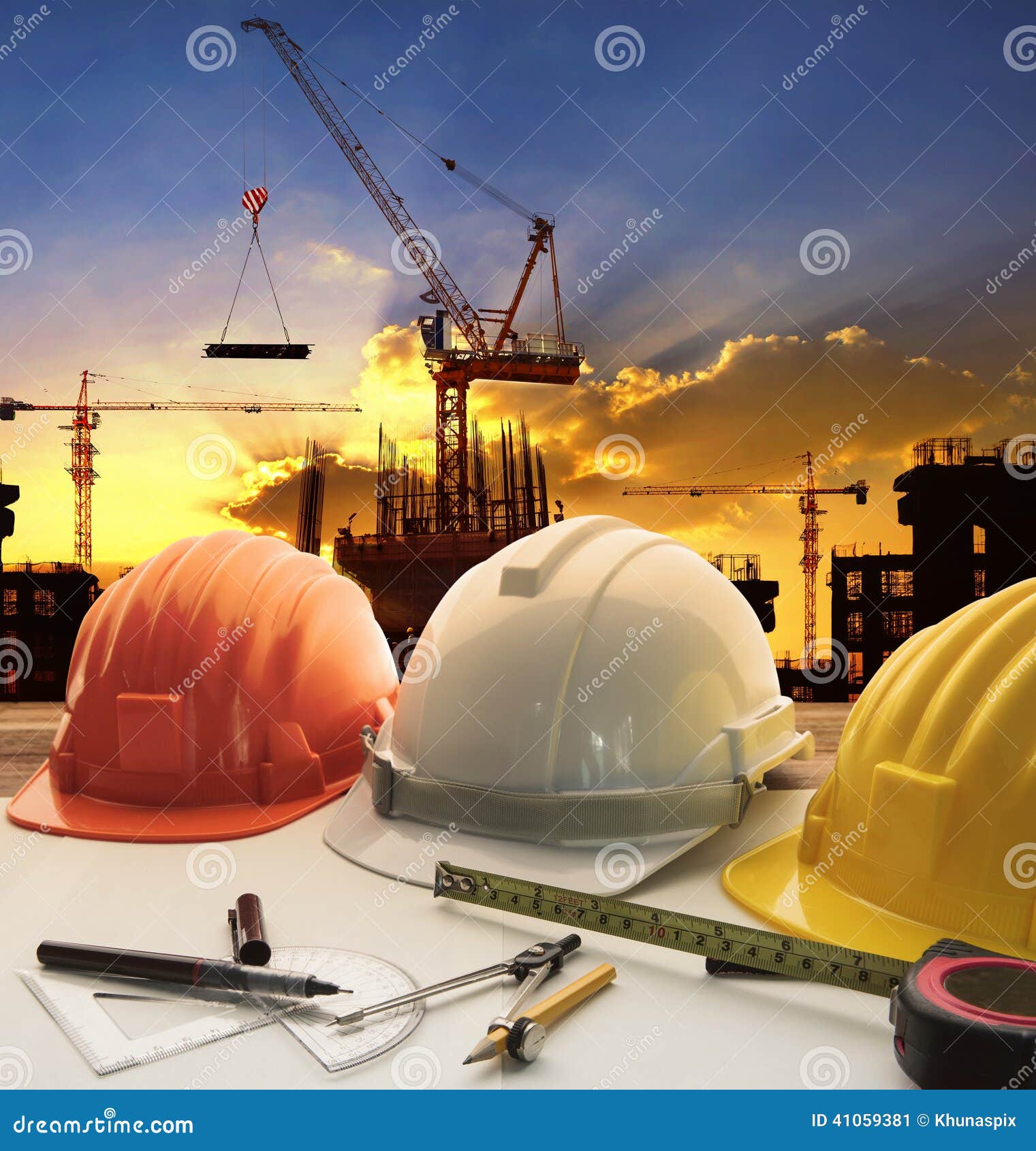 Engineer Working Table Plan, Home Model and Writing Tool Equipment ...