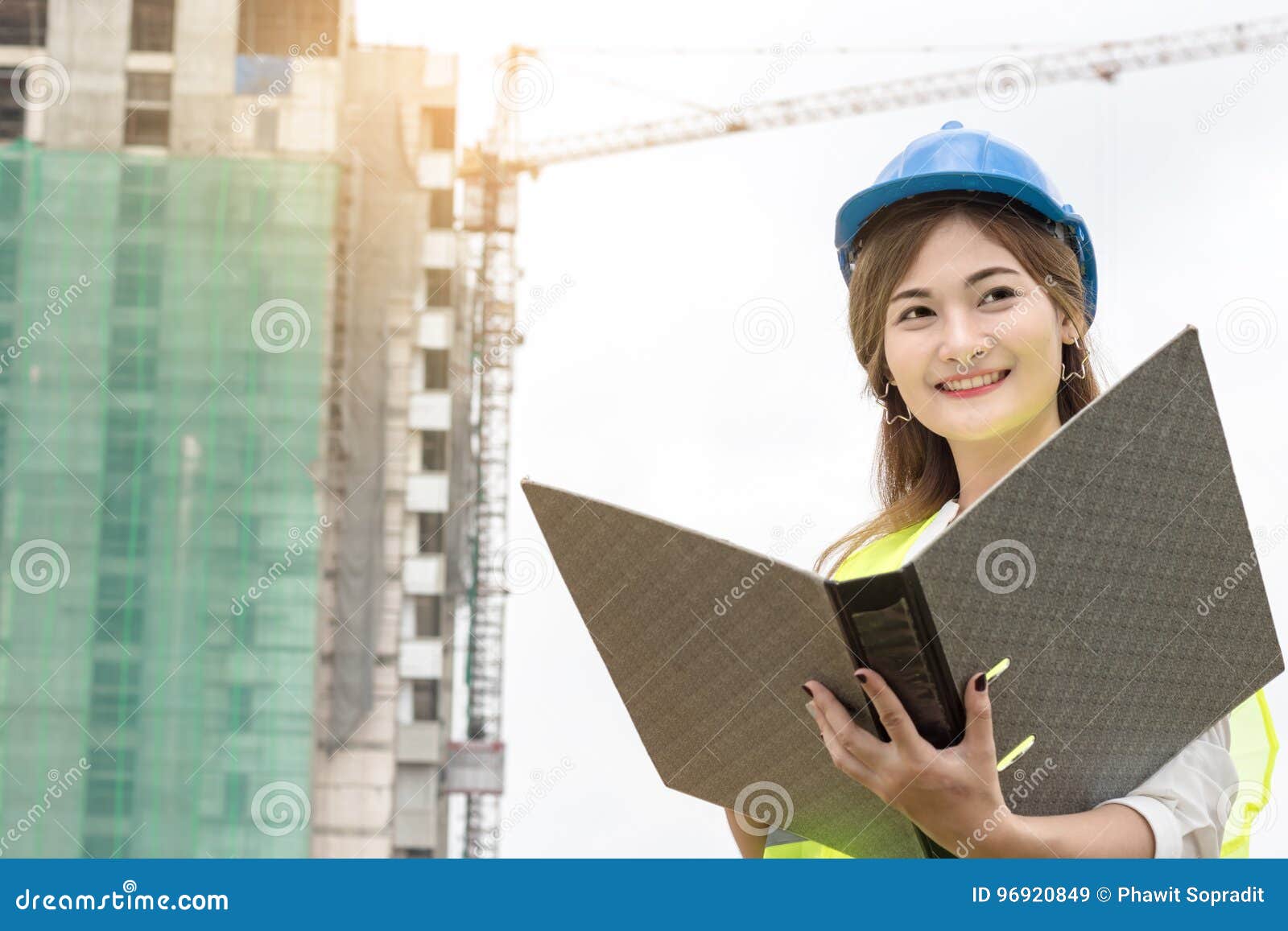 Engineer Working and Writing Report Stock Image - Image of person ...