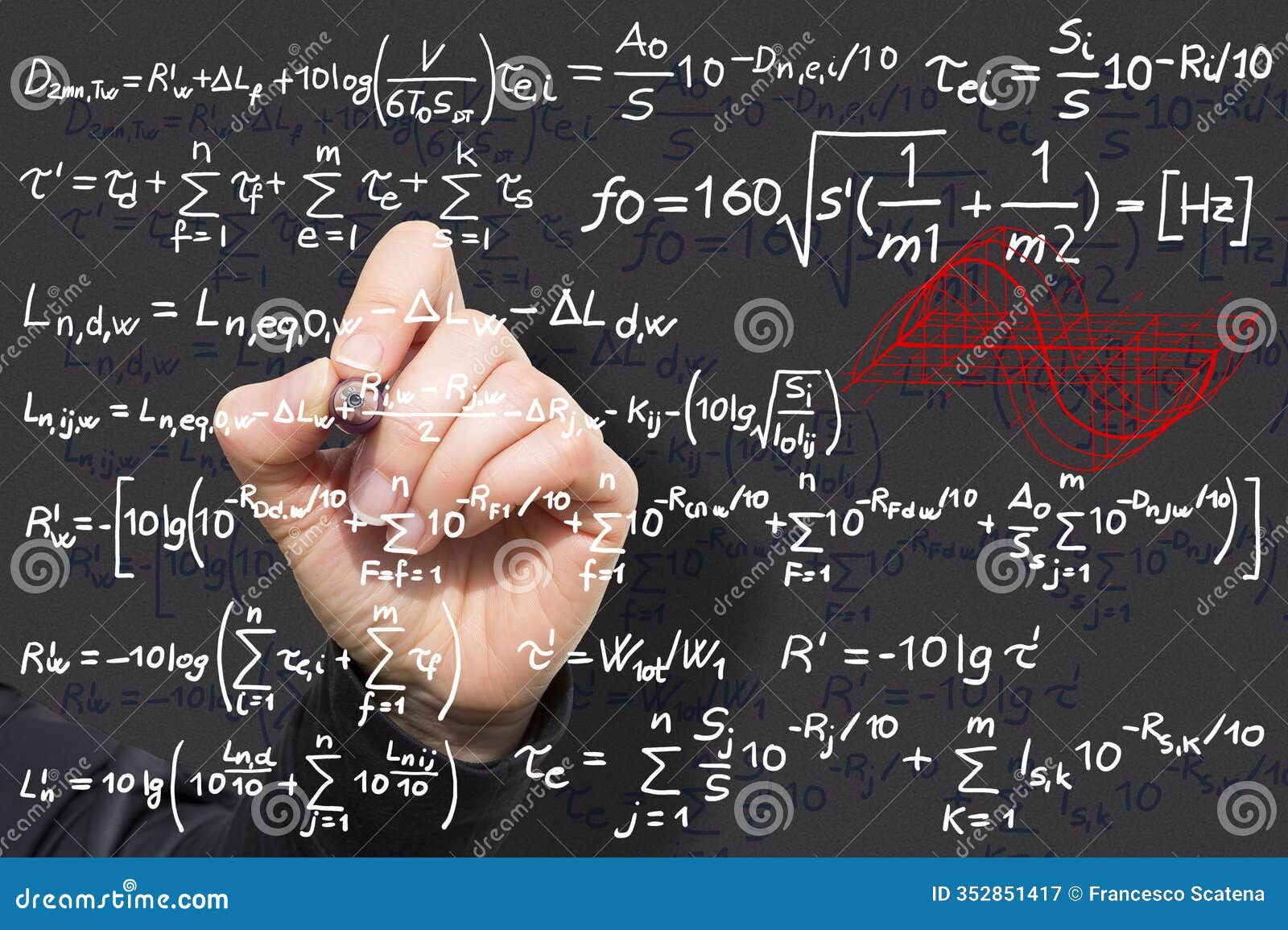 ENGINEER WRITING FORMULAS about NOISE REDUCTION in BUILDINGS ACTIVITY ...