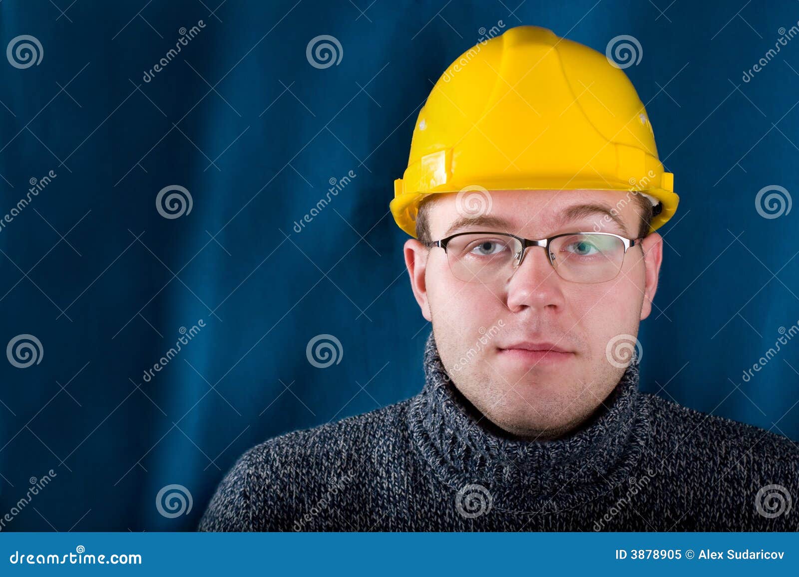 Engineer in yellow helmet stock image. Image of engineer - 3878905