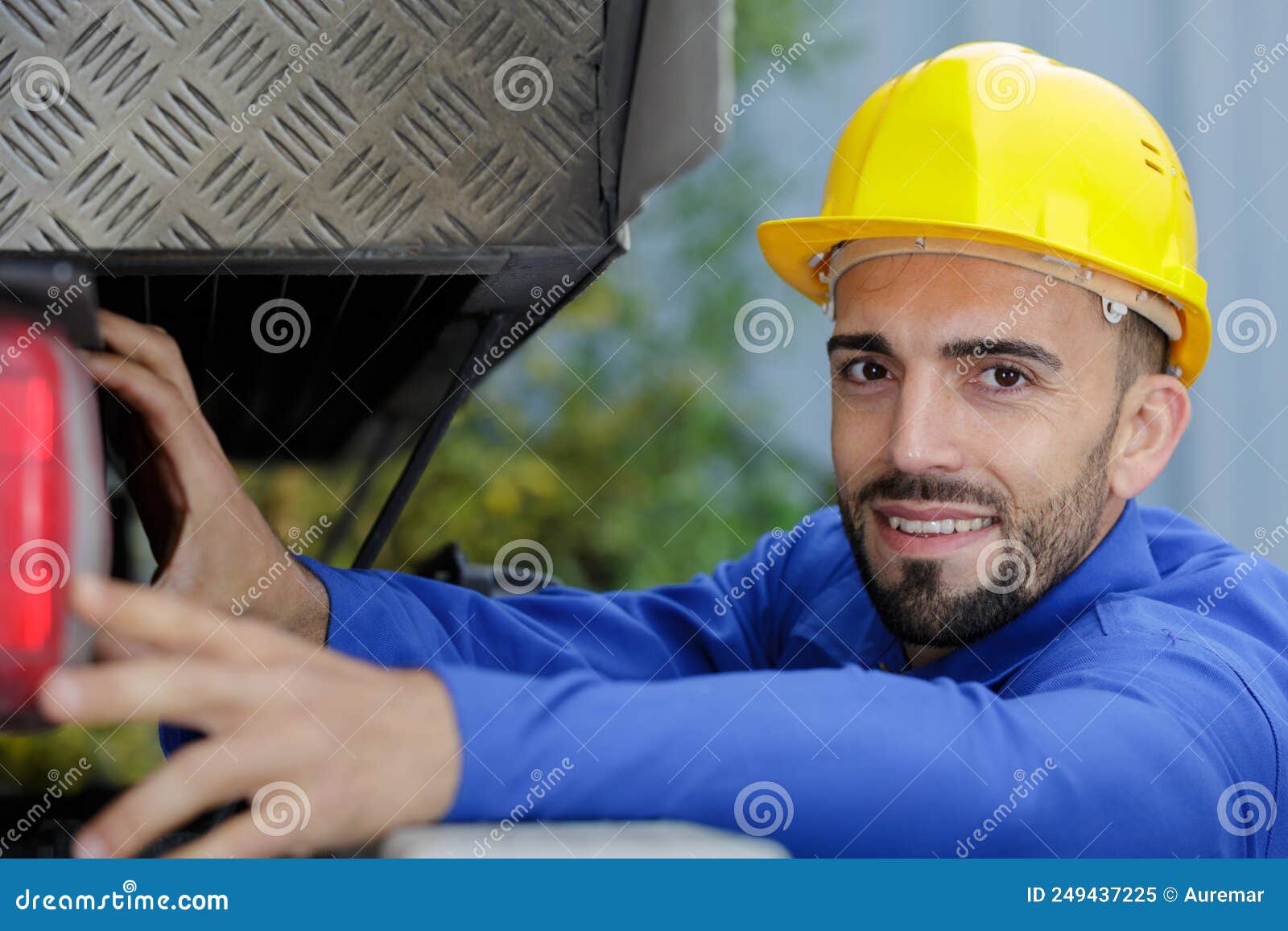 Engineer Yellow Helmet for Safety Worker Stock Image - Image of ...