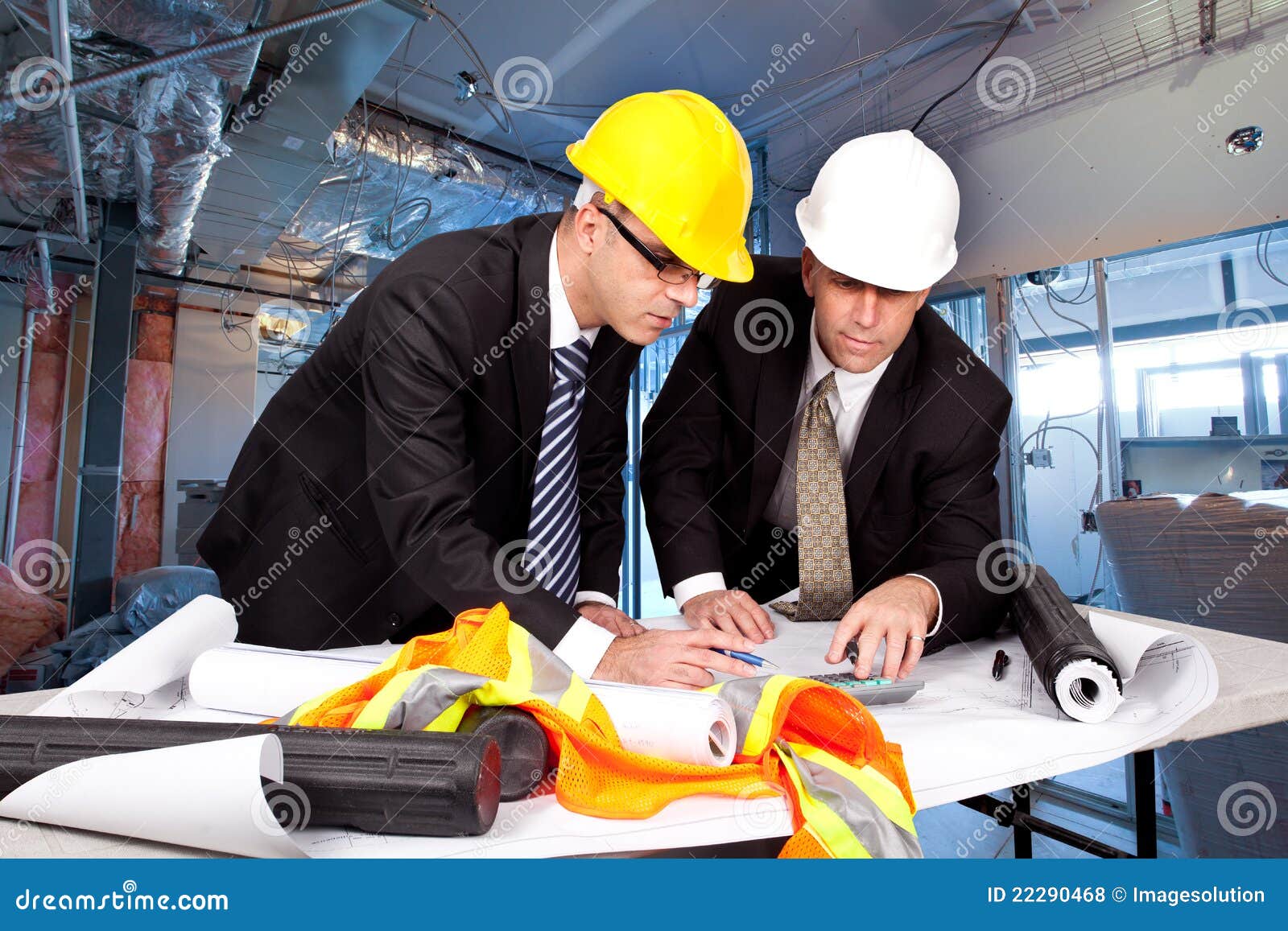 Engineering Analyzing a Plan Stock Photo - Image of person, finance ...