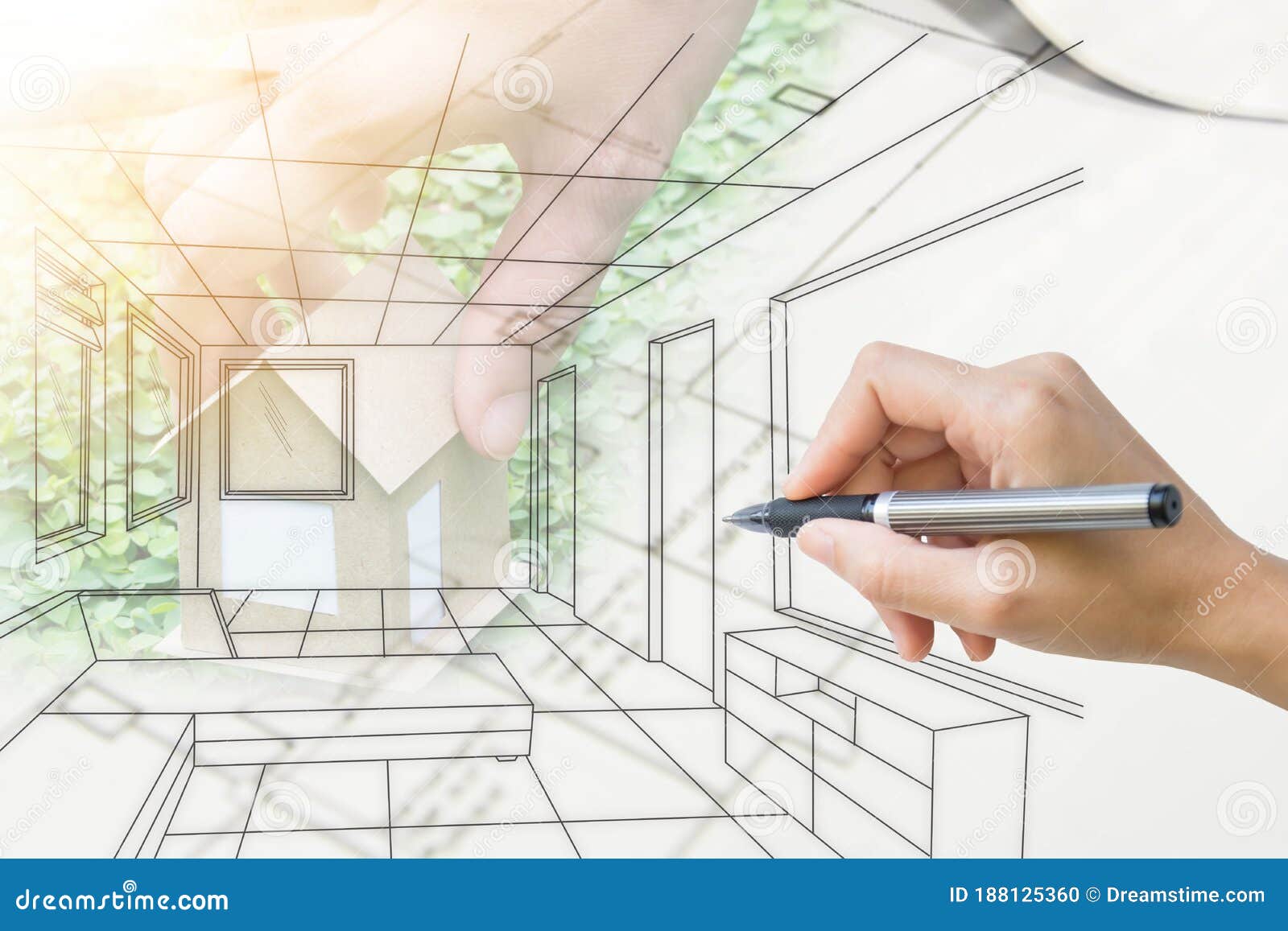 Engineering and Architecture Drawings Stock Photo - Image of ...