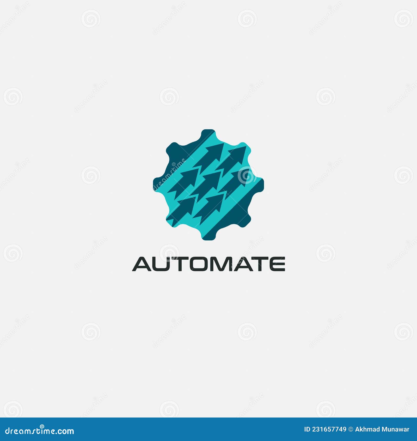 Engineering Automation System Control Logo Vektor Abbildung ...