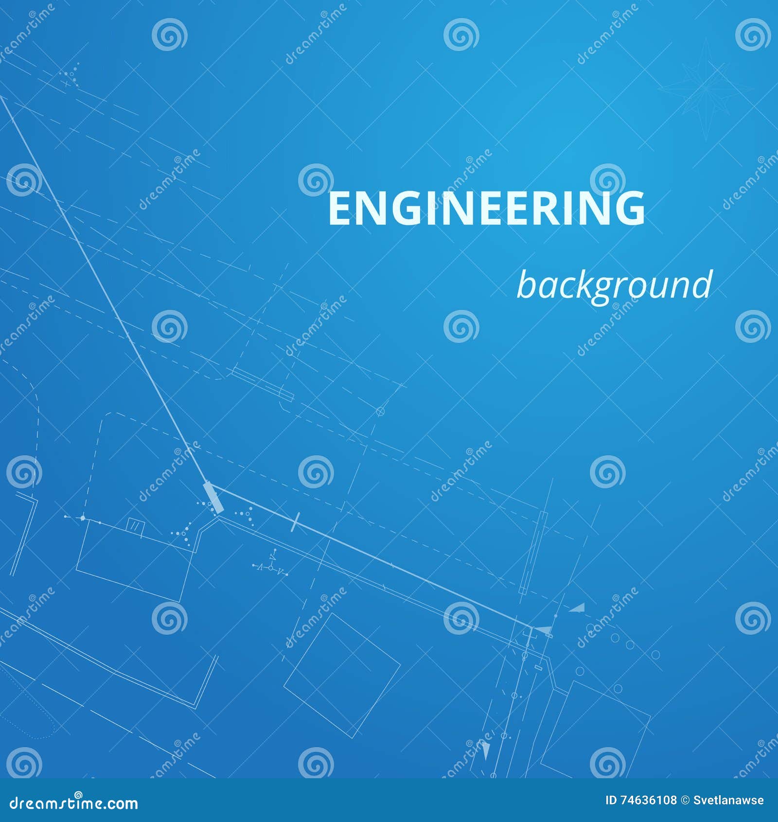 Engineering Background for Projects. Underground Pipeline Plan Stock ...