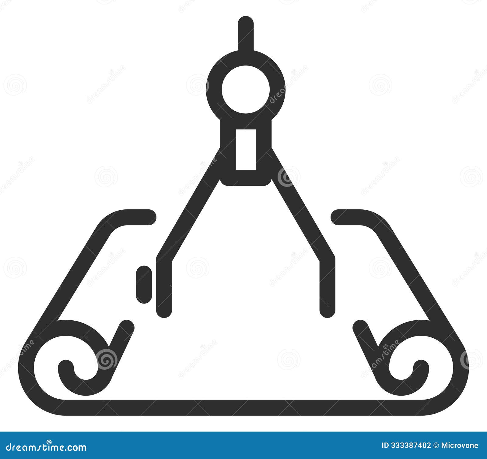 Engineering Blueprint Line Icon. Technical Drawing Symbol Stock ...