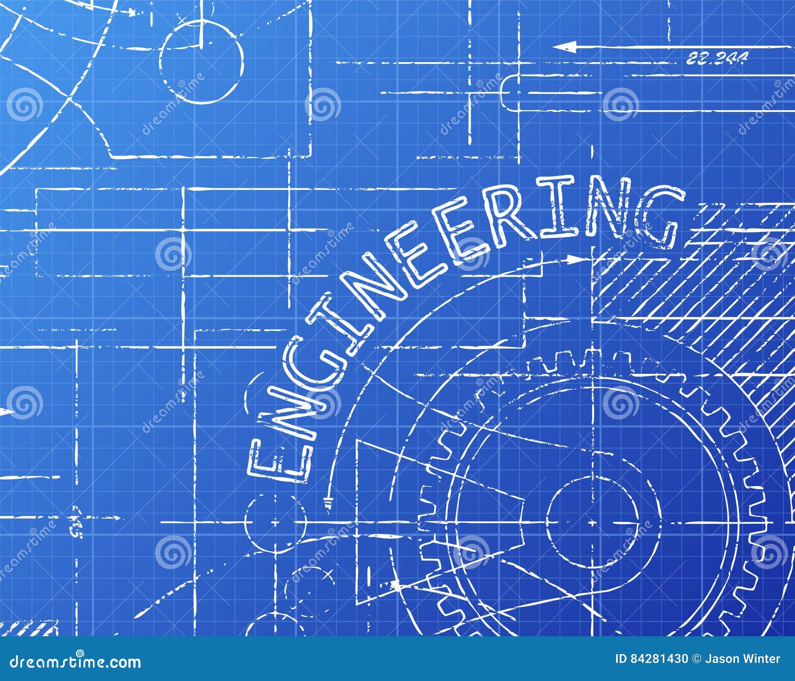 Engineering Blueprint Background Engineering Blueprint Background