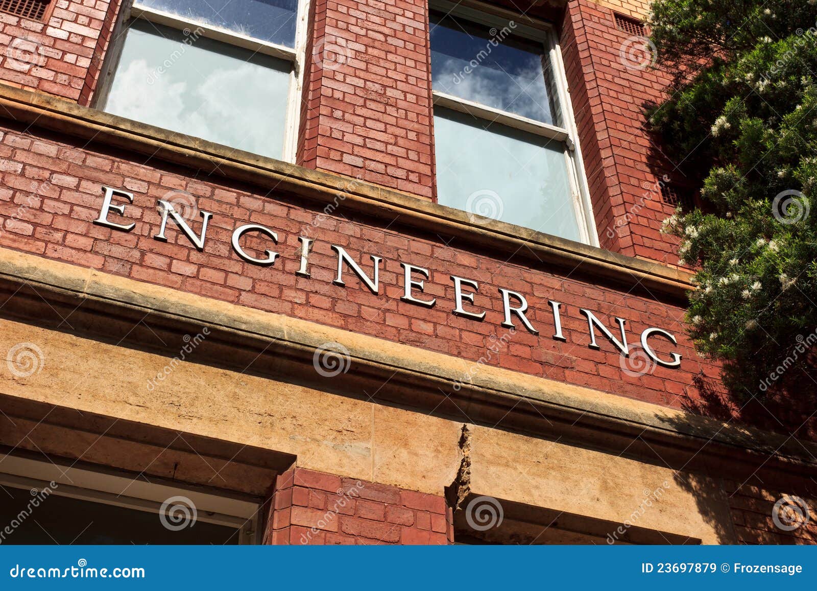 Engineering building stock image. Image of facade, college - 23697879
