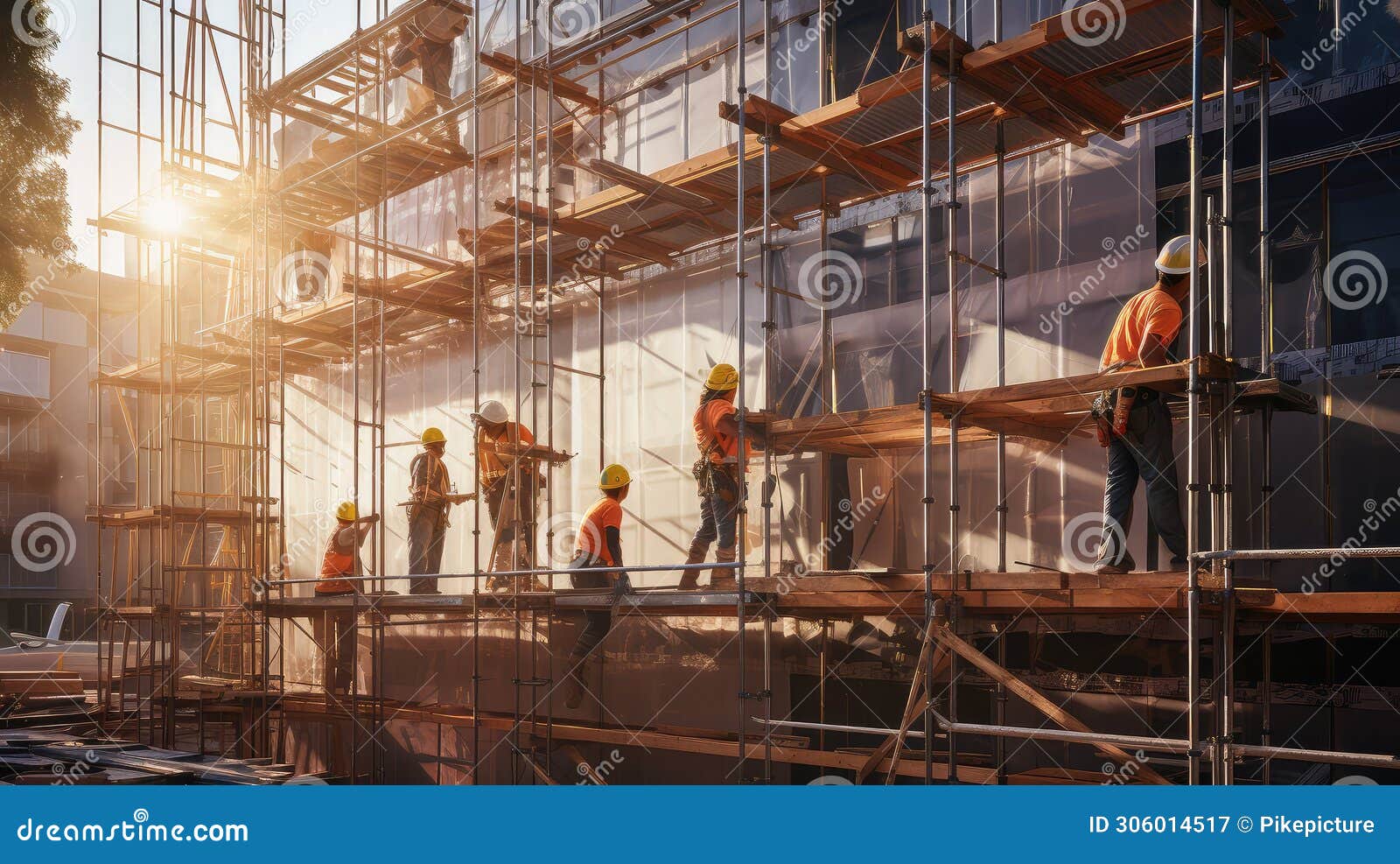 Engineering building side stock illustration. Illustration of generated ...