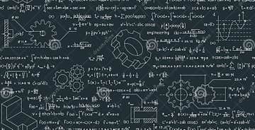 Engineering Calculation Formulas. Stock Photo - Image of knowledge ...