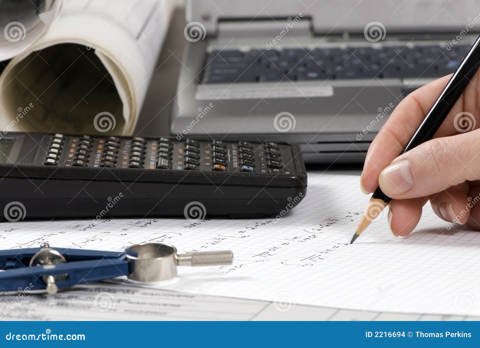 Engineering Calculations stock photo. Image of notes, construct - 2216694