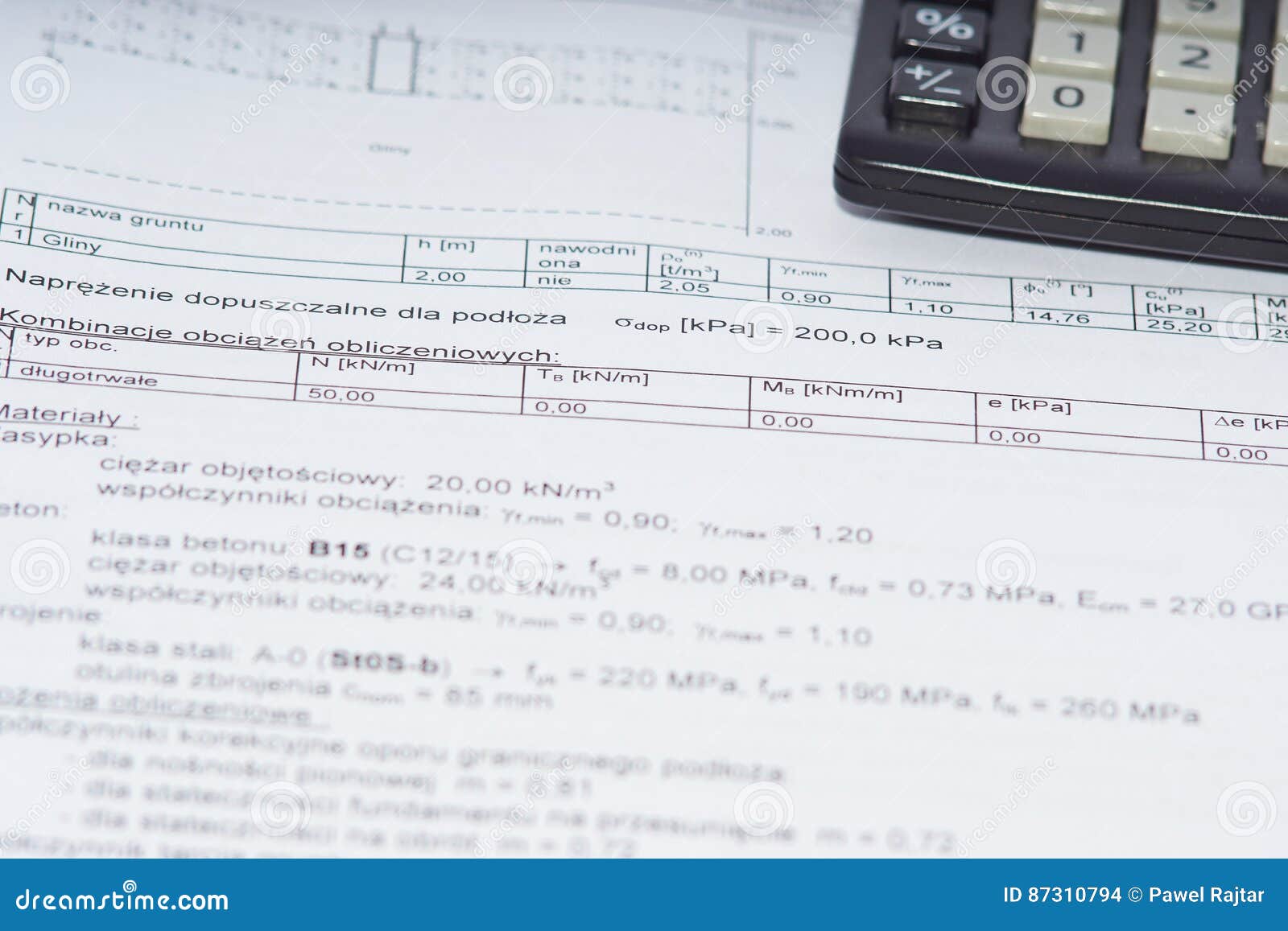 Engineering calculations stock photo. Image of drawings - 87310794