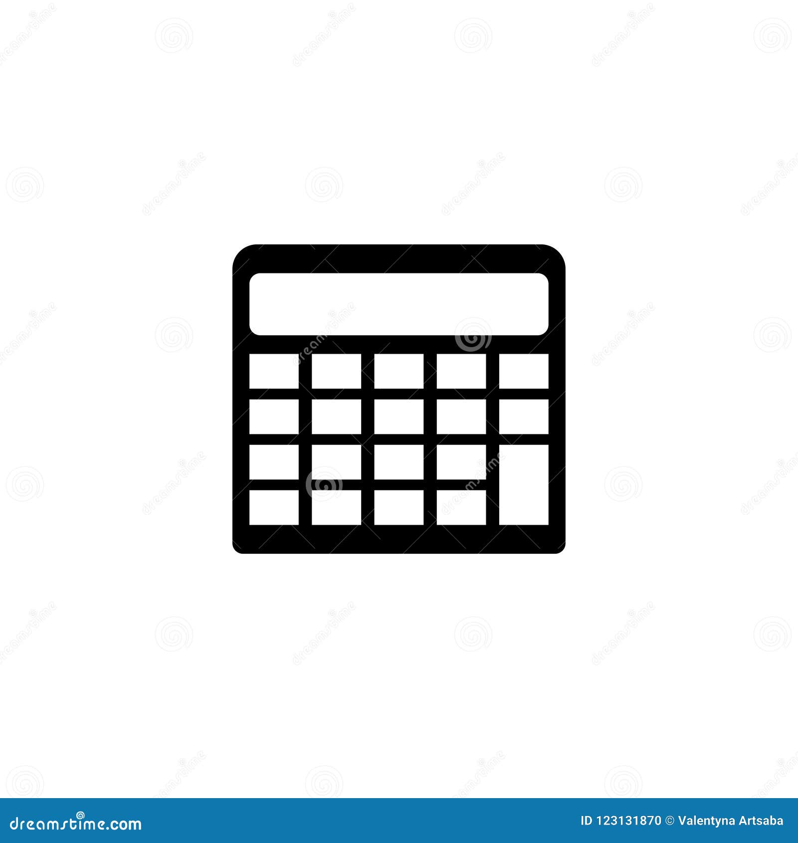Engineering Calculator Flat Vector Icon Stock Vector - Illustration of ...