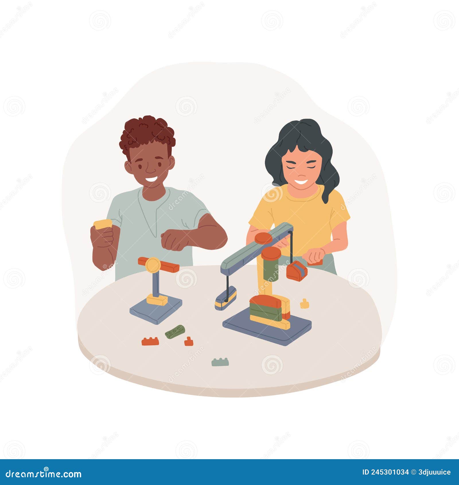 Engineering Class Isolated Cartoon Vector Illustration. Stock Vector ...