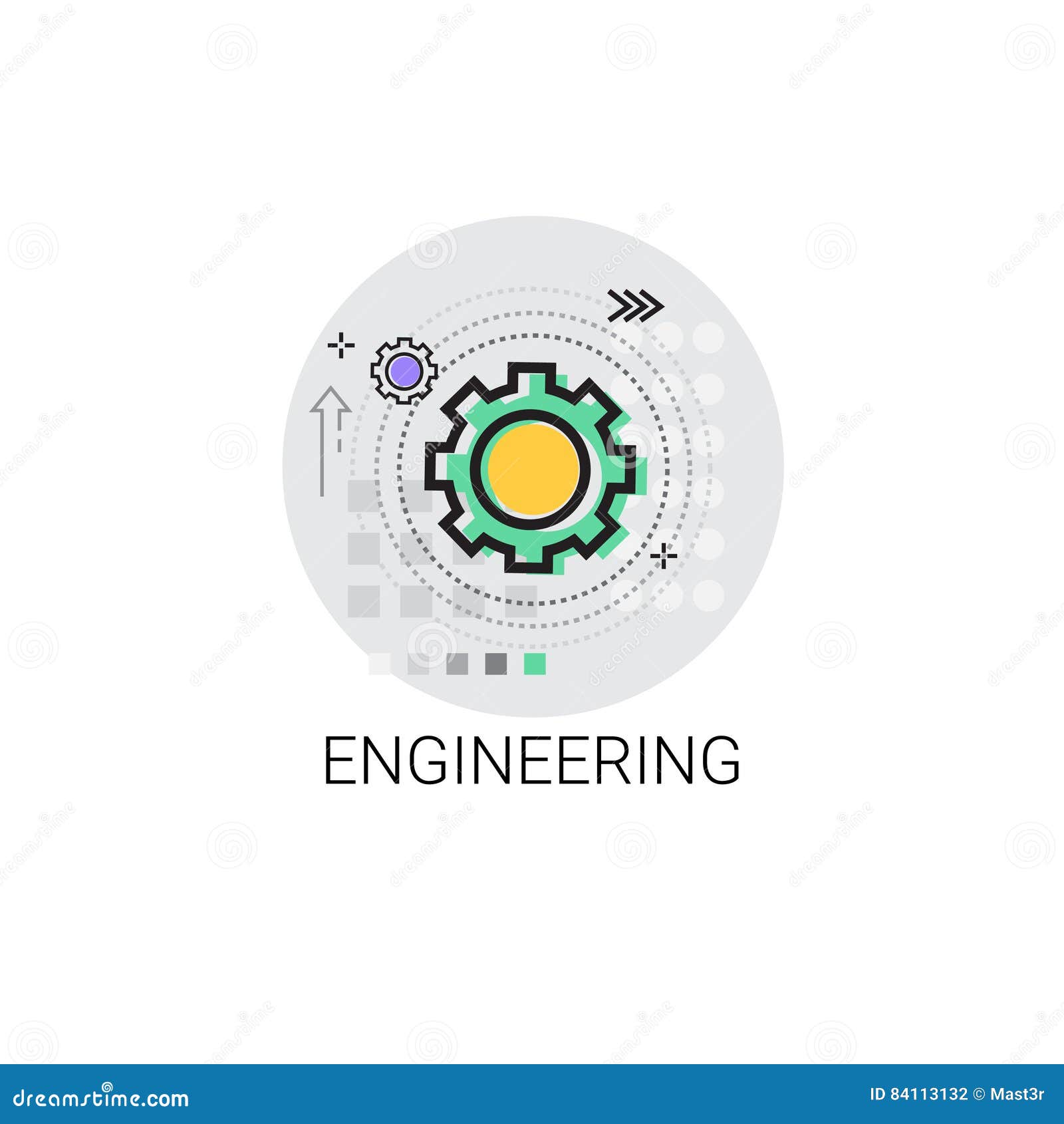 Engineering Cog Wheel Mechanical Detail Part Icon Stock Vector ...