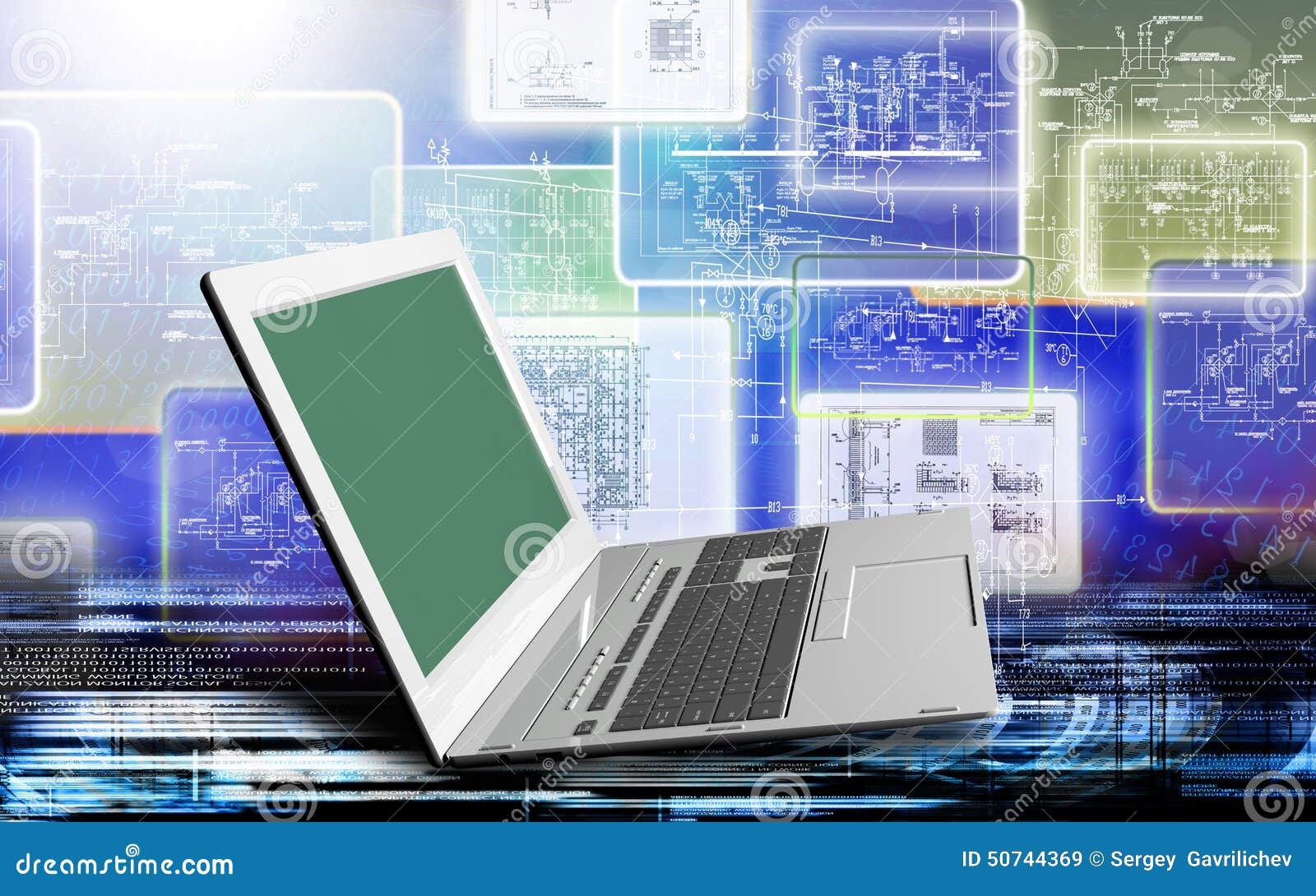 Engineering Computer Internet Technologies Stock Illustration ...