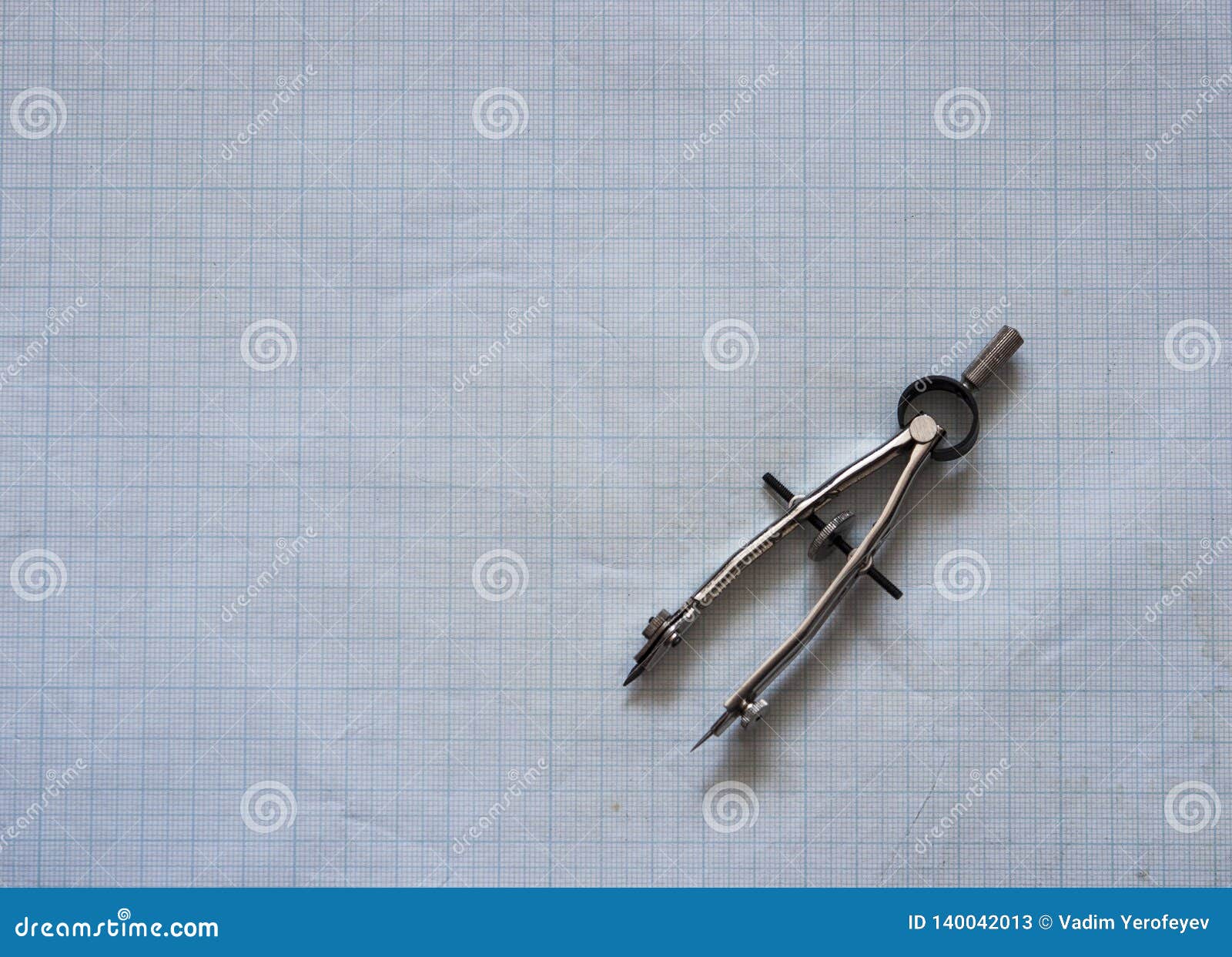 Engineering Concept. Divider on Graph Paper Background Stock Image ...