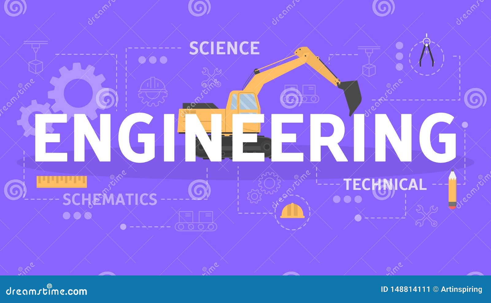 Engineering Concept. Idea of the Education and Learning Stock Vector ...