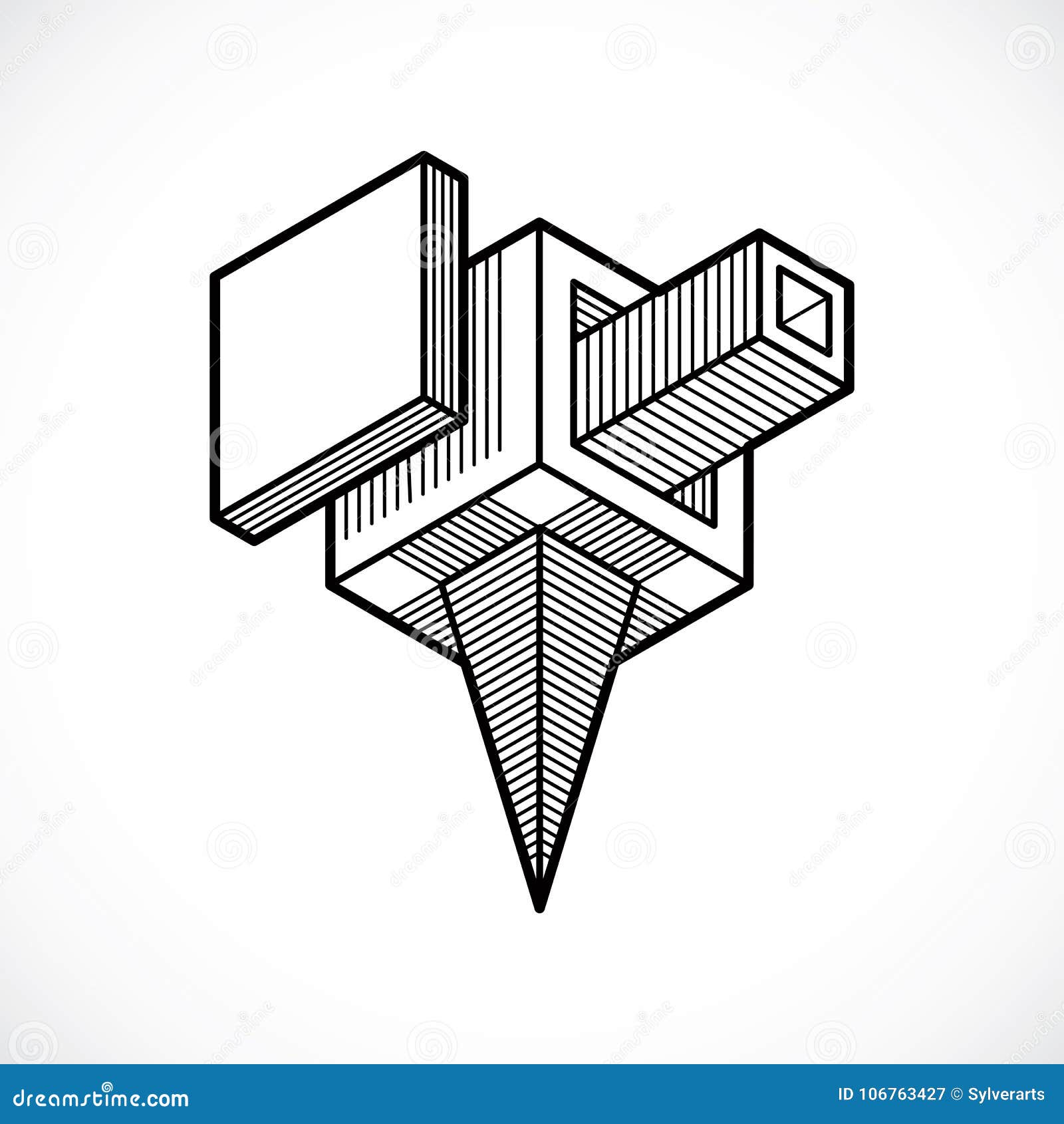 Engineering Construction, Abstract Vector. Stock Vector - Illustration ...