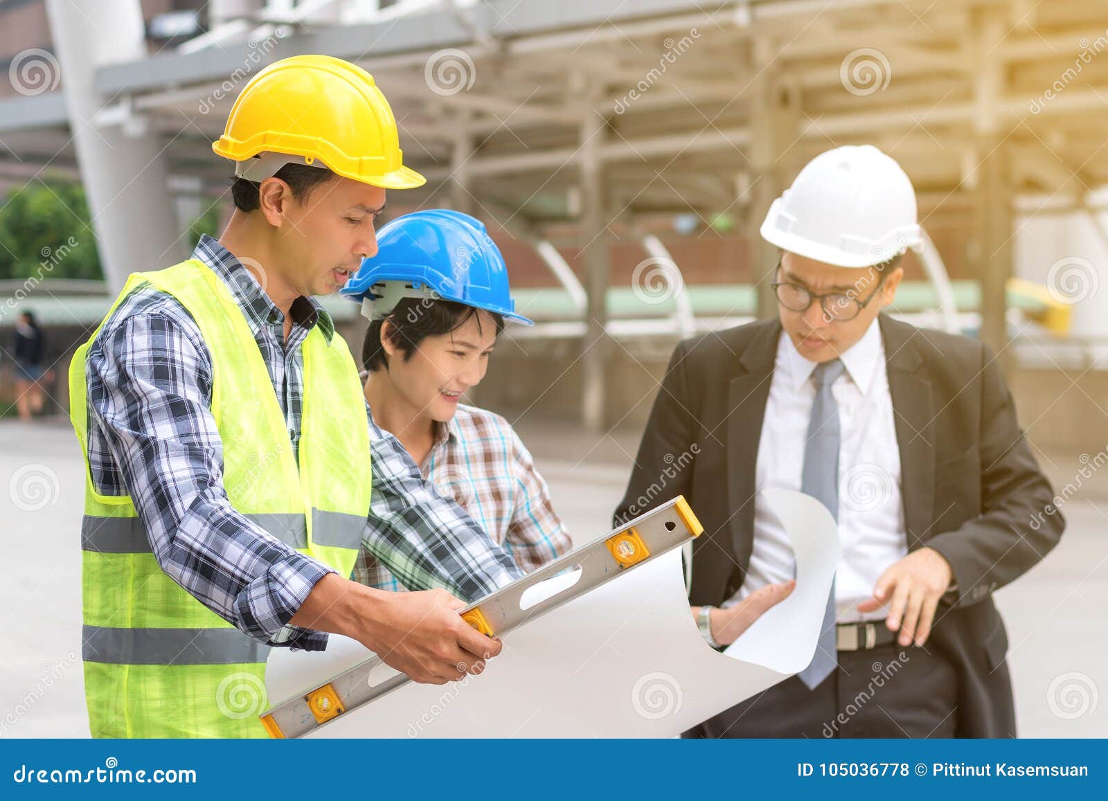Engineering Construction Concept : Professional Engineer Team Me Stock ...