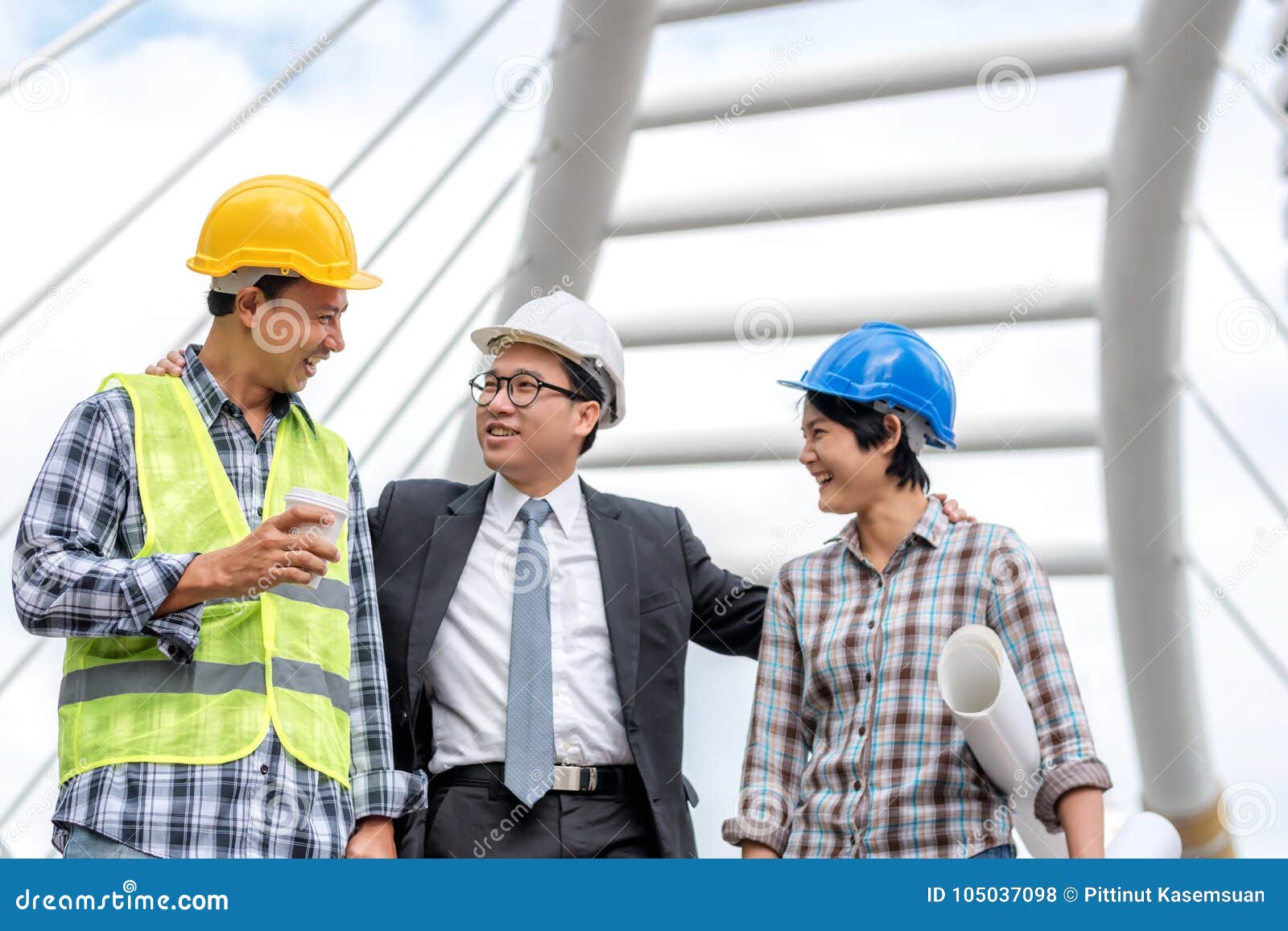 Engineering Construction Concept : Professional Engineer Team Me Stock ...