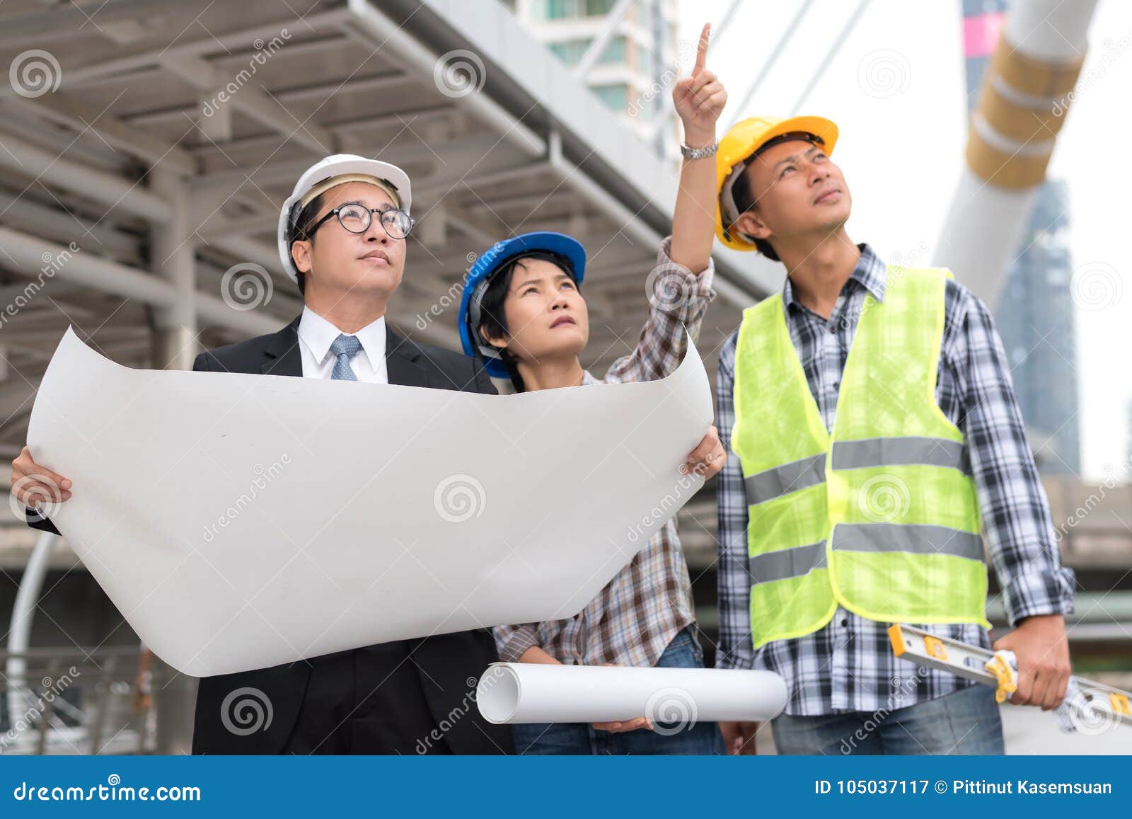 Engineering Construction Concept : Professional Engineer Team Me Stock ...