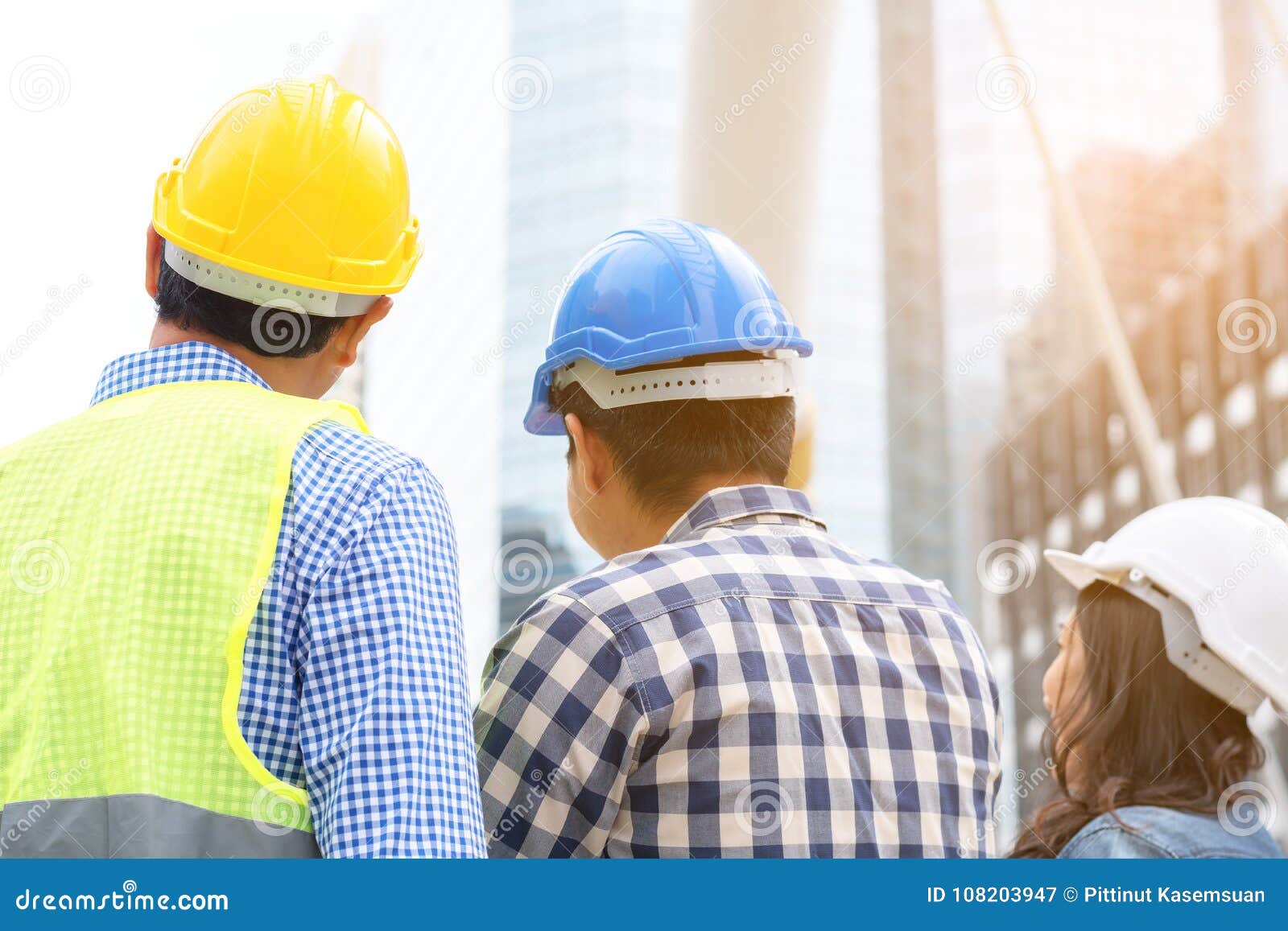 Engineering Construction Concept : Professional Engineer Team Me Stock ...