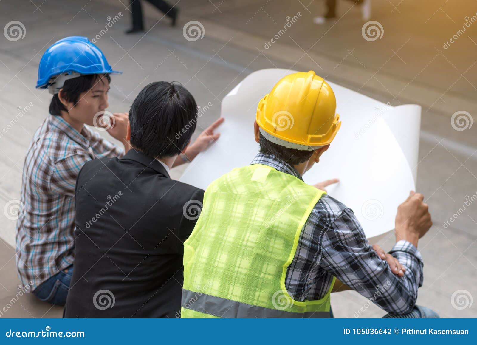 Engineering Construction Concept : Professional Engineer Team Me Stock ...