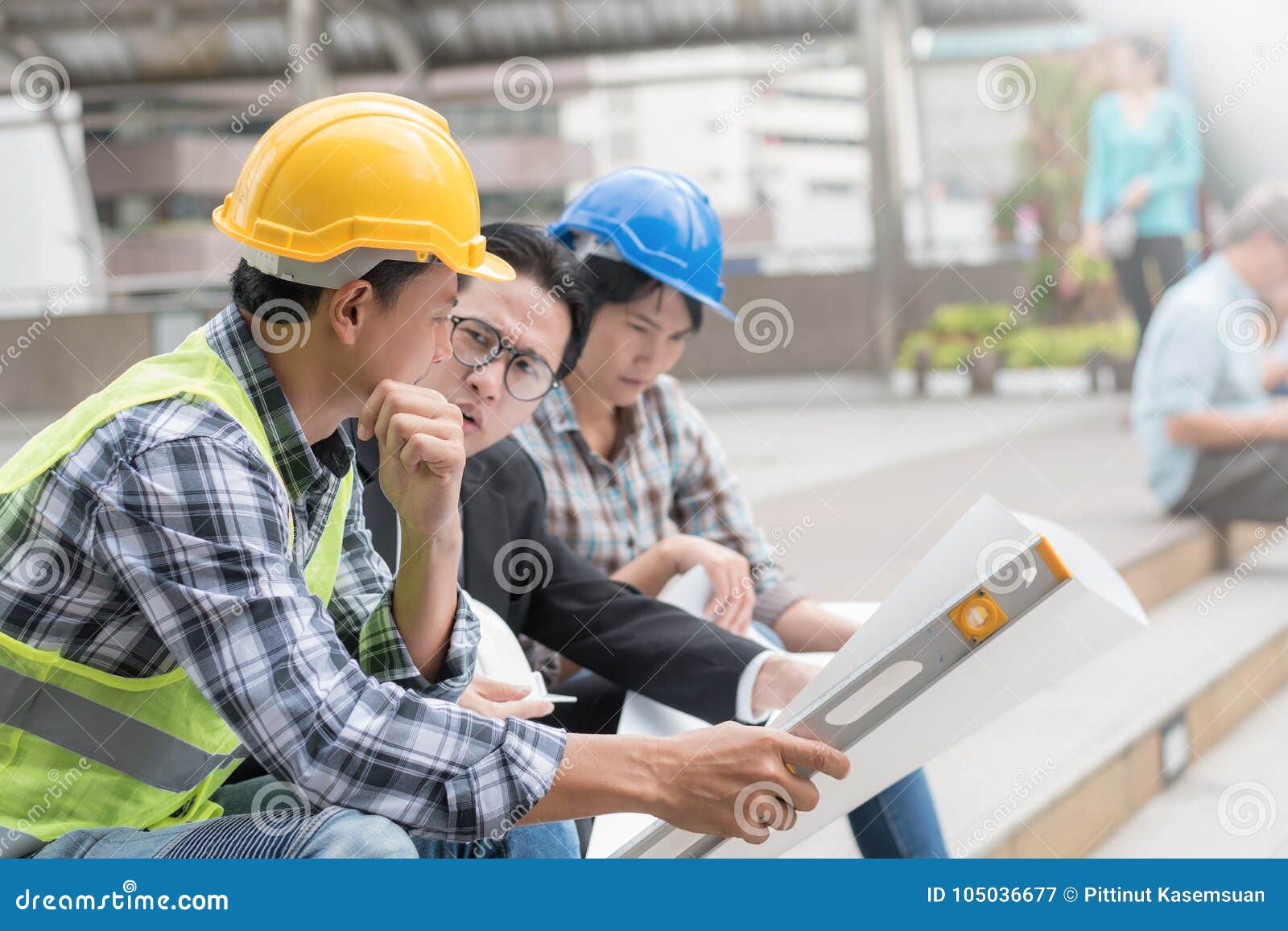 Engineering Construction Concept : Professional Engineer Team Me Stock ...