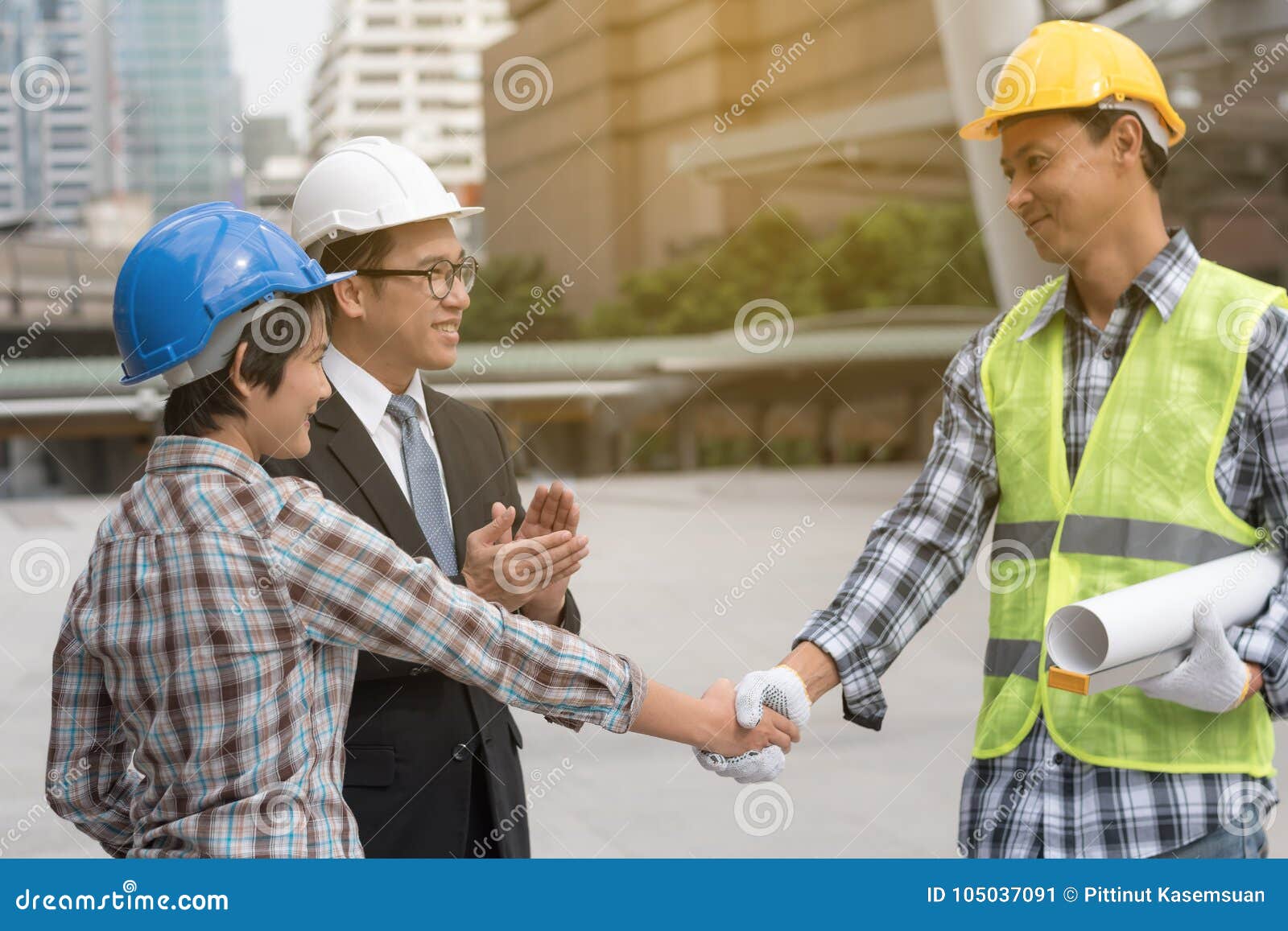 Engineering Construction Concept : Professional Engineer Team Me Stock ...