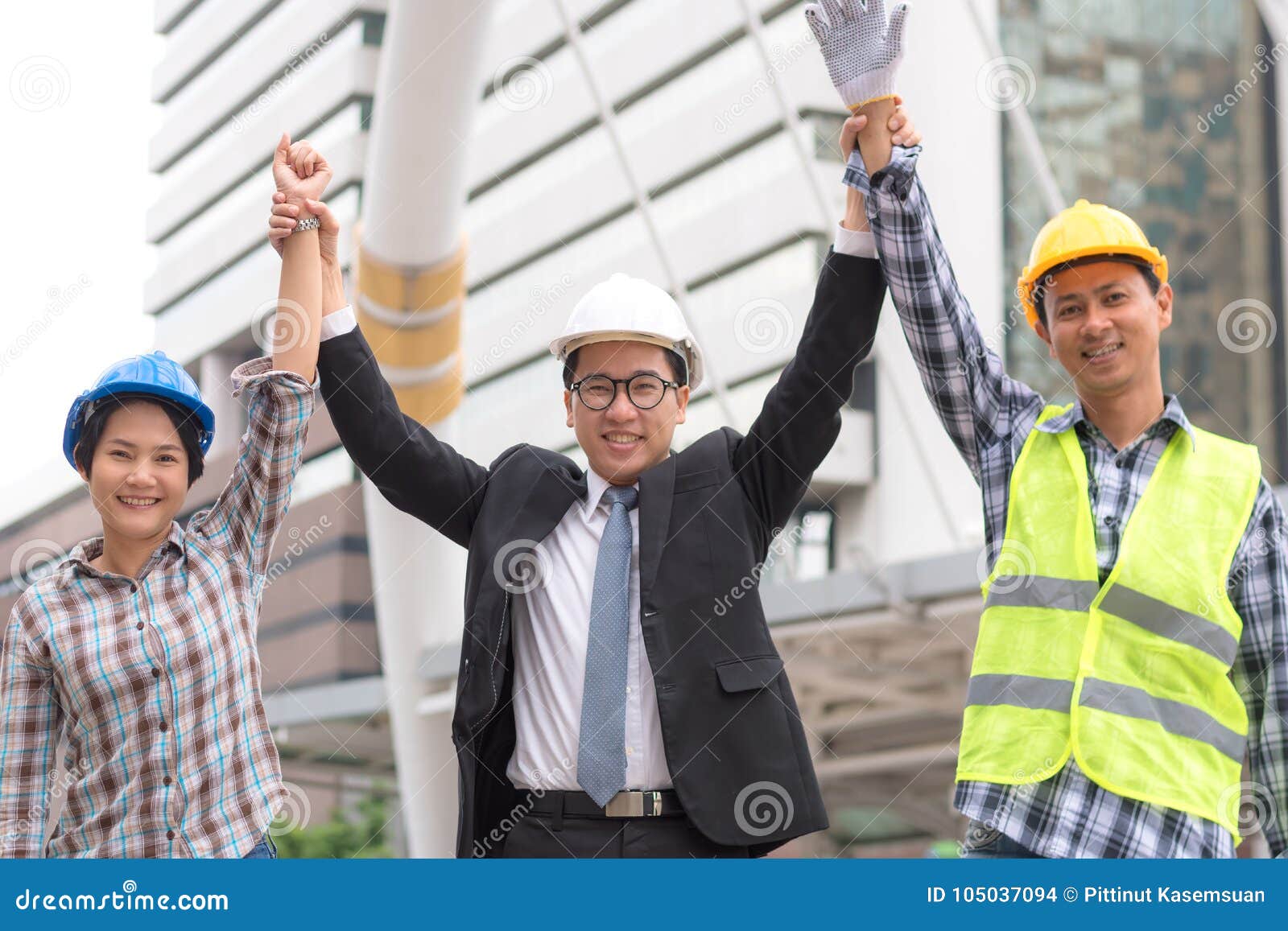 Engineering Construction Concept : Professional Engineer Team Me Stock ...