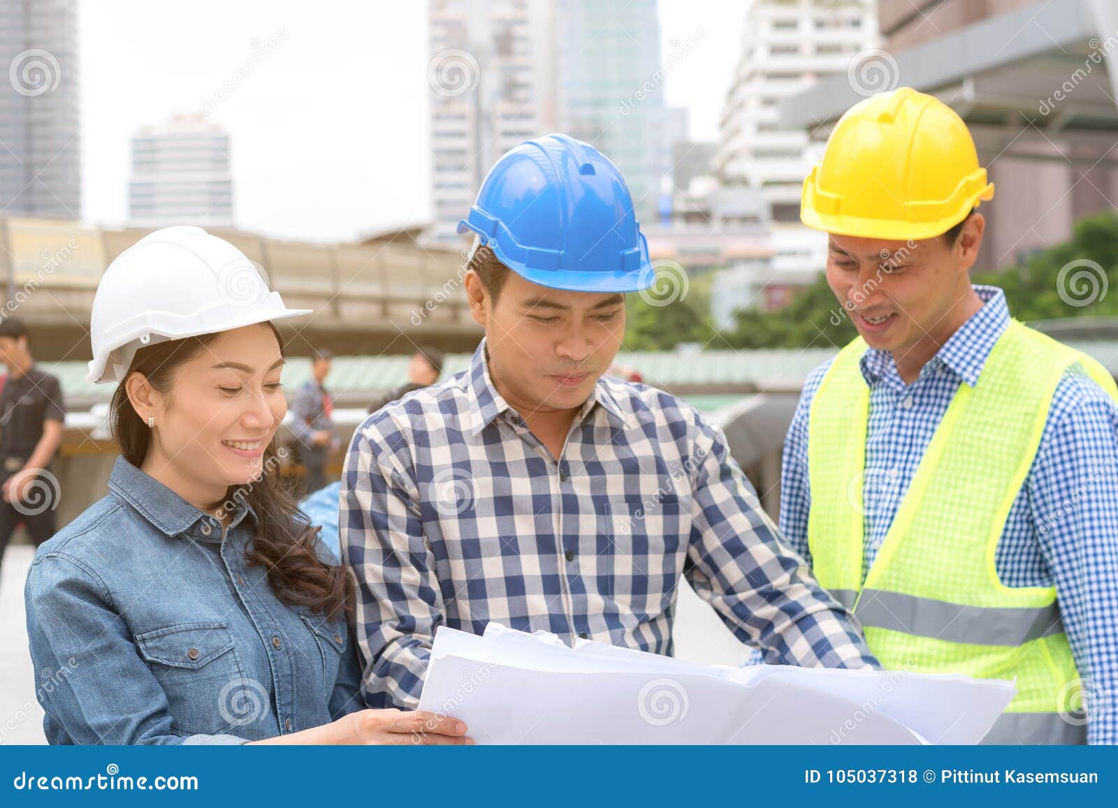 Engineering Construction Concept : Professional Engineer Team Me Stock ...