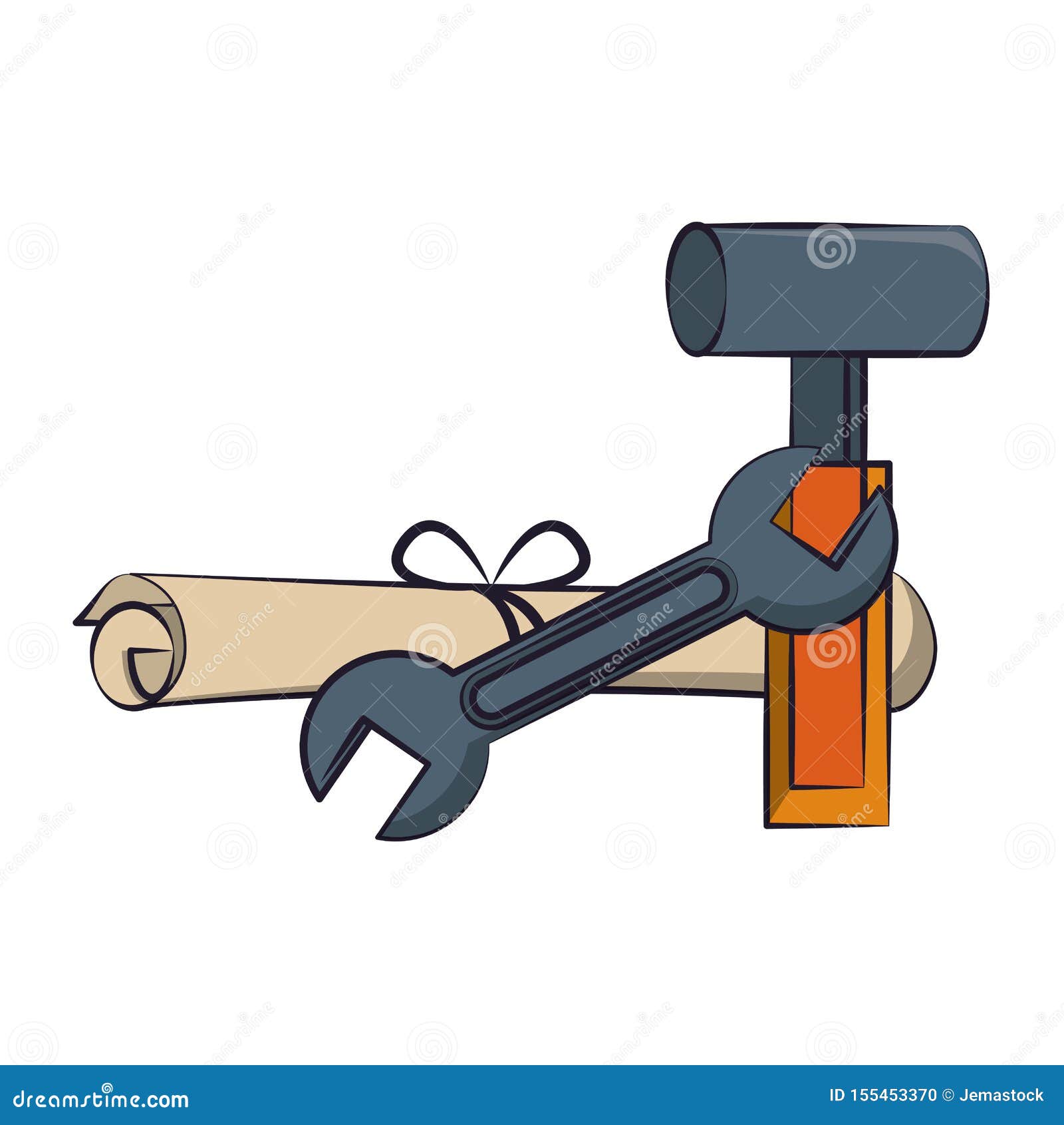 Engineering Construction Factory Industry Cartoon Stock Vector ...