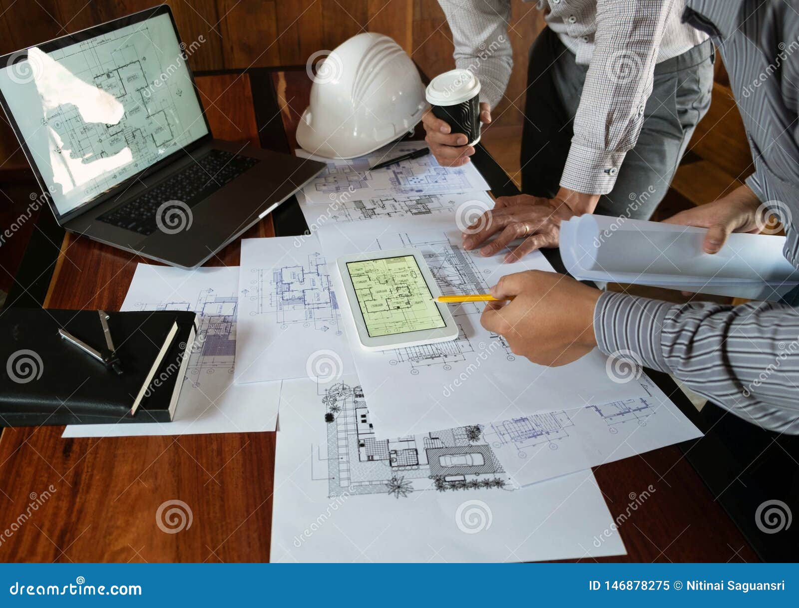 Engineering, Consulting, Design, Construction, With Colleagues, Plan ...