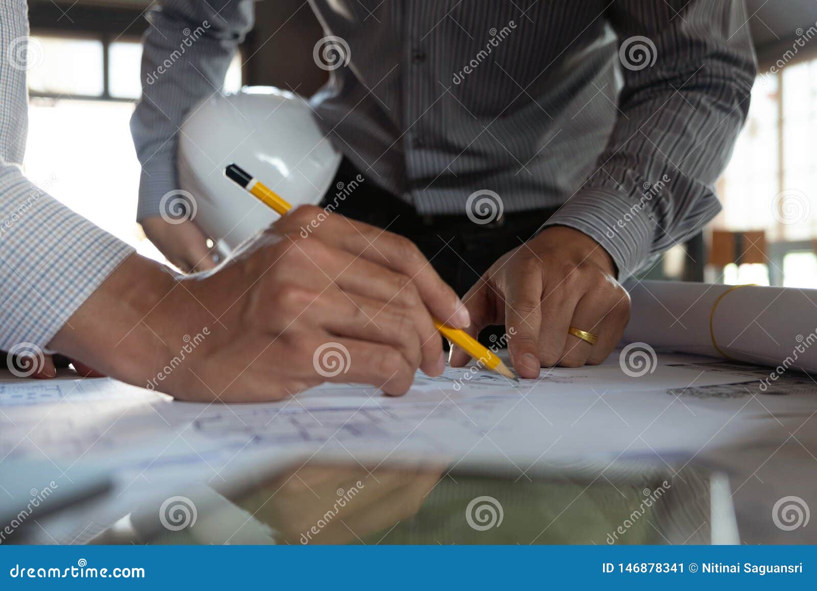 Engineering, Consulting, Design, Construction, With Colleagues, Plan ...