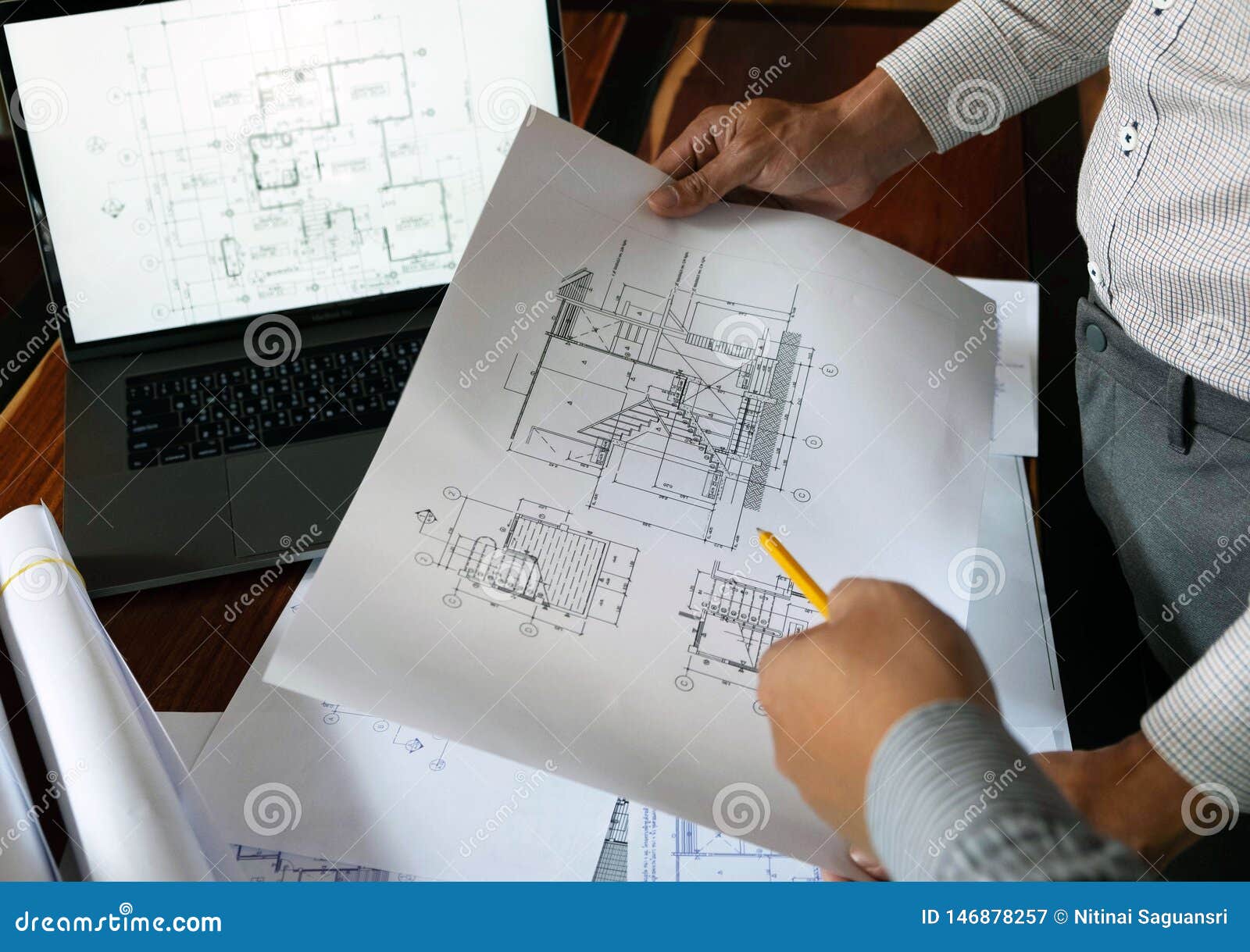 Engineering, Consulting, Design, Construction, With Colleagues, Plan ...