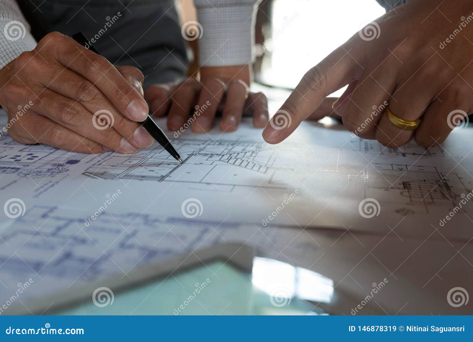 Engineering, Consulting, Design, Construction, With Colleagues, Plan ...