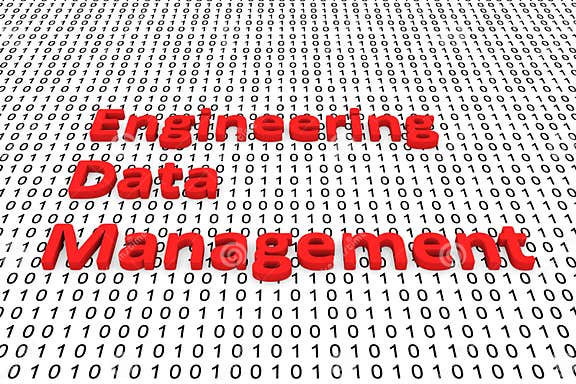 Engineering Data Management Stock Illustration - Illustration of ...
